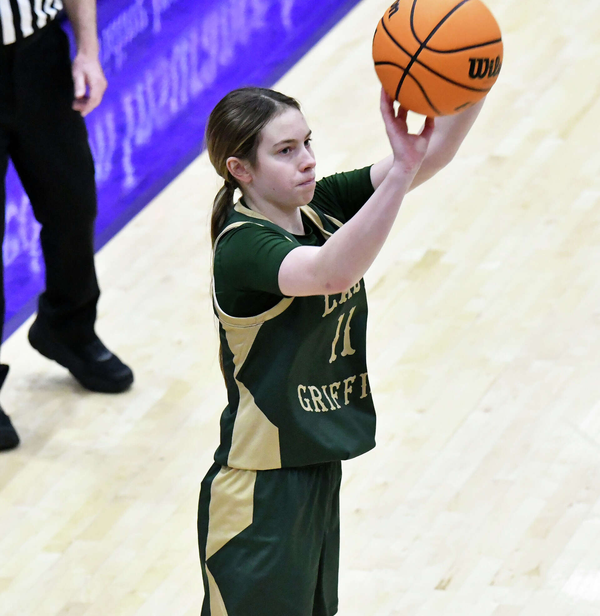 Father McGivney girls basketball travels to Collinsville for IHSA game