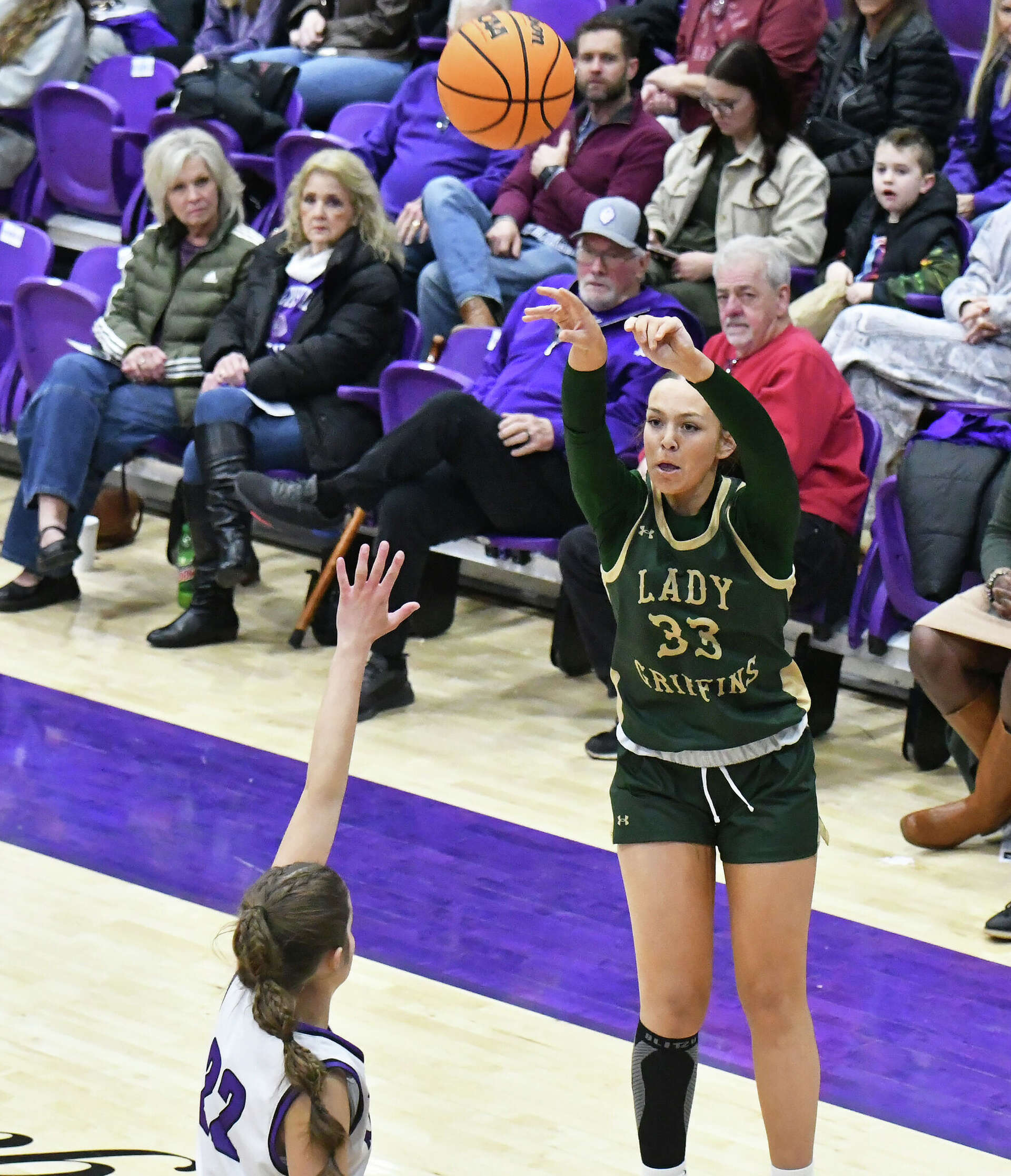 Father McGivney girls basketball travels to Collinsville for IHSA game
