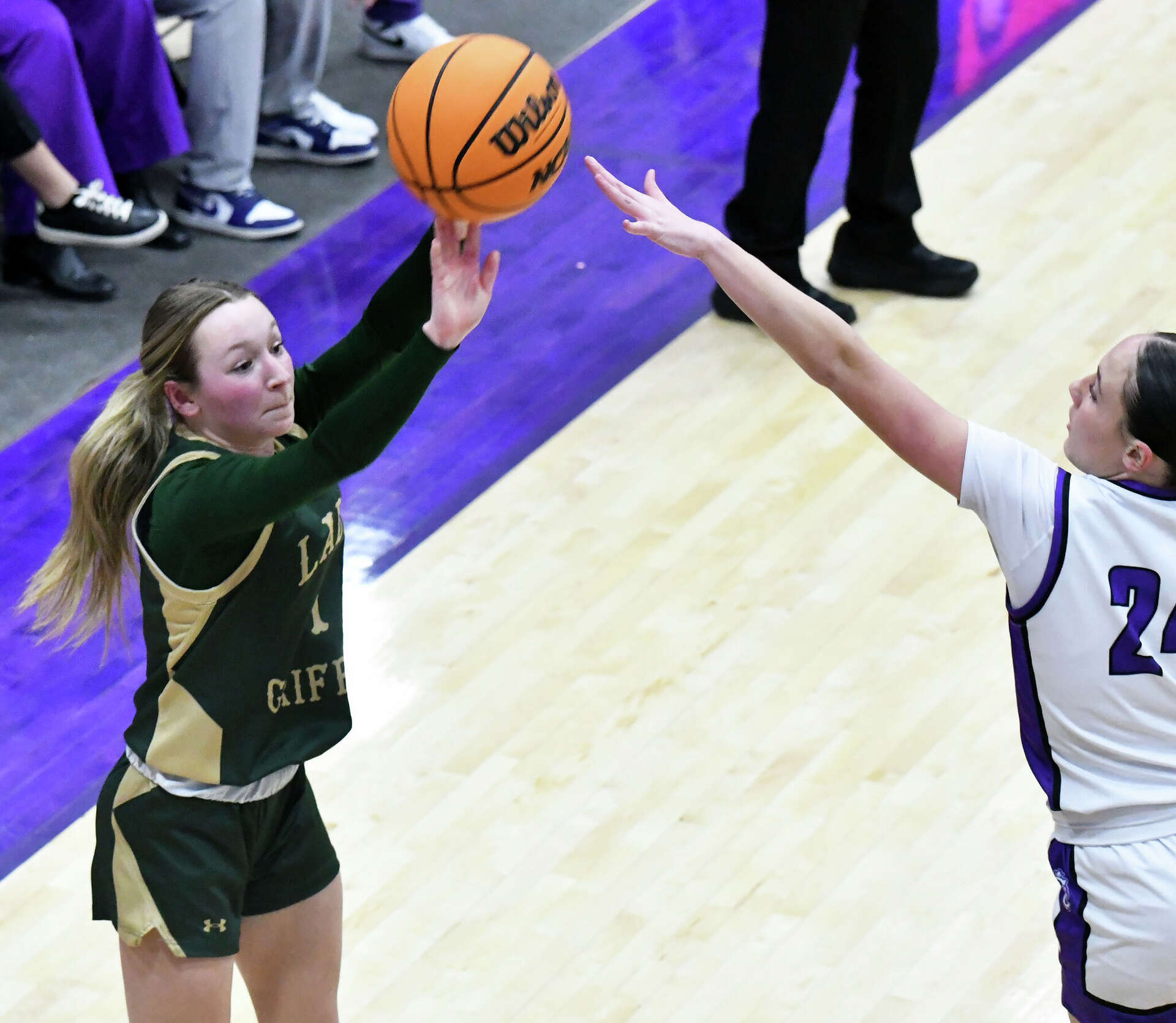 Father McGivney girls basketball travels to Collinsville for IHSA game