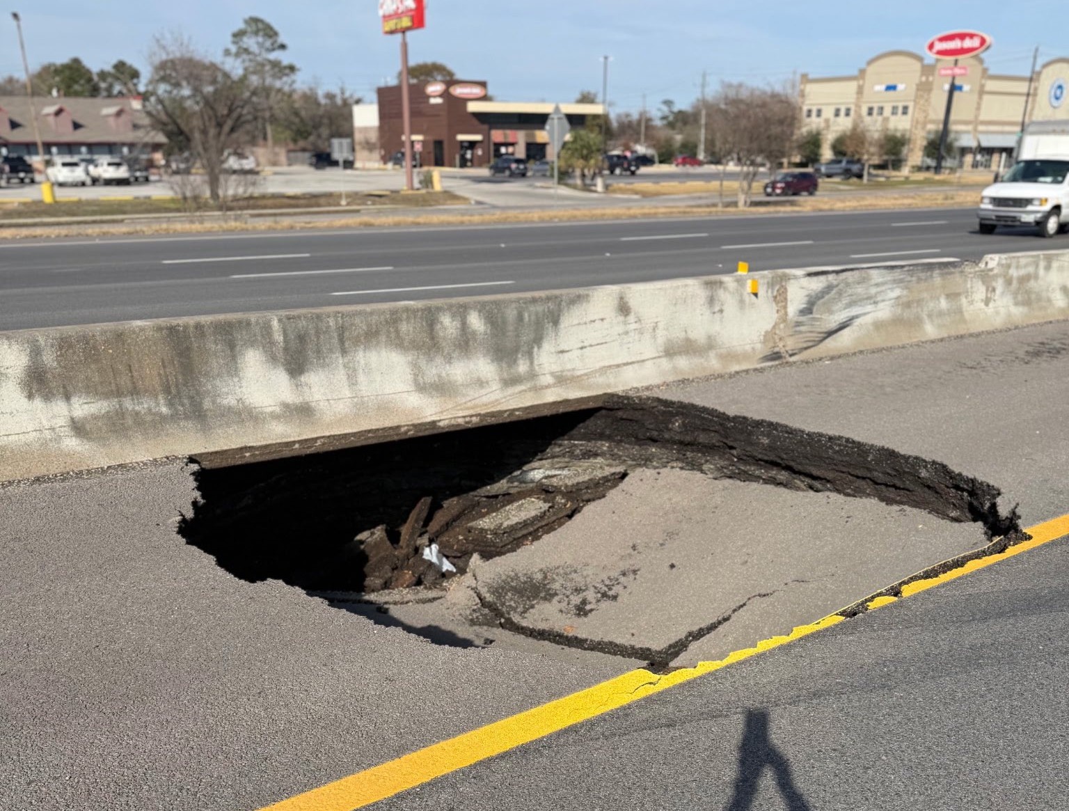 Massive I-10 sinkhole paralyzes Houston—who's fault was it?