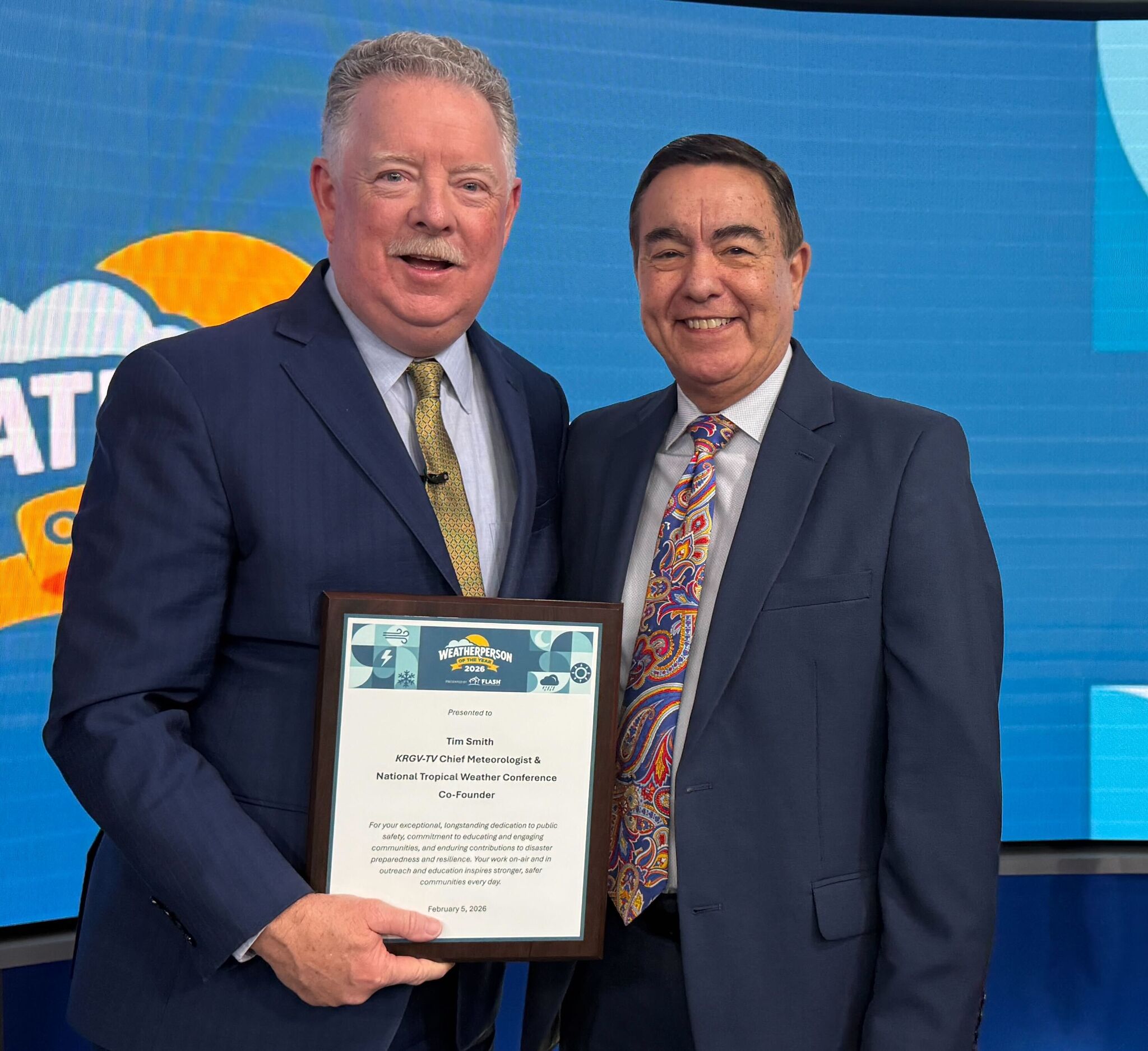 South Texas meteorologist Tim Smith wins national award