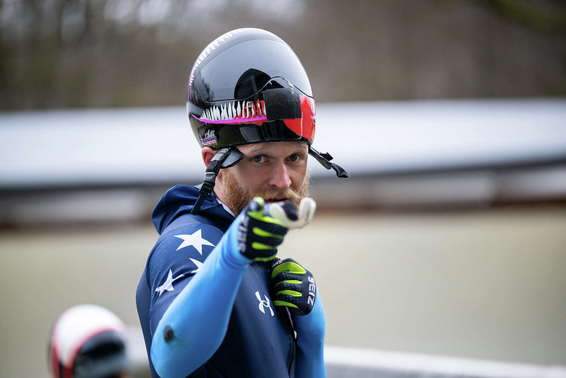 CT's Austin Florian is top-ranked U.S. athlete in Olympic skeleton