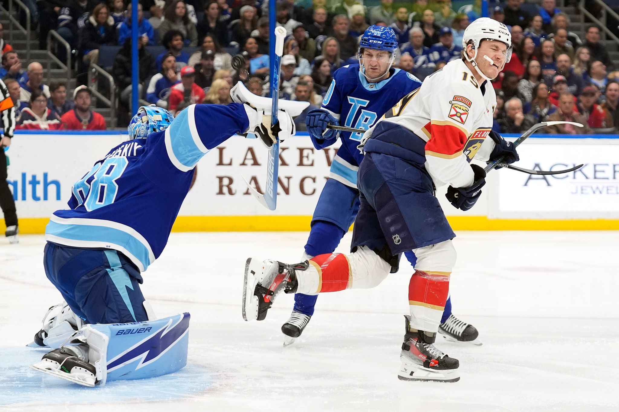 Vasilevskiy stops 33 shots, Lightning beat Panthers 6-1 in final game ...