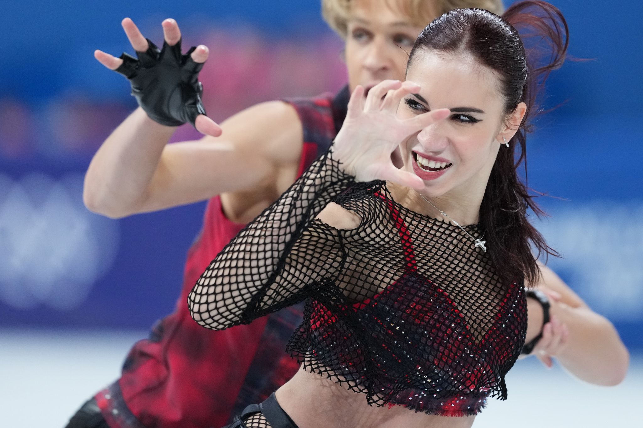 Las Vegas-born ice dancer Diana Davis elevates Georgia at Olympics ...
