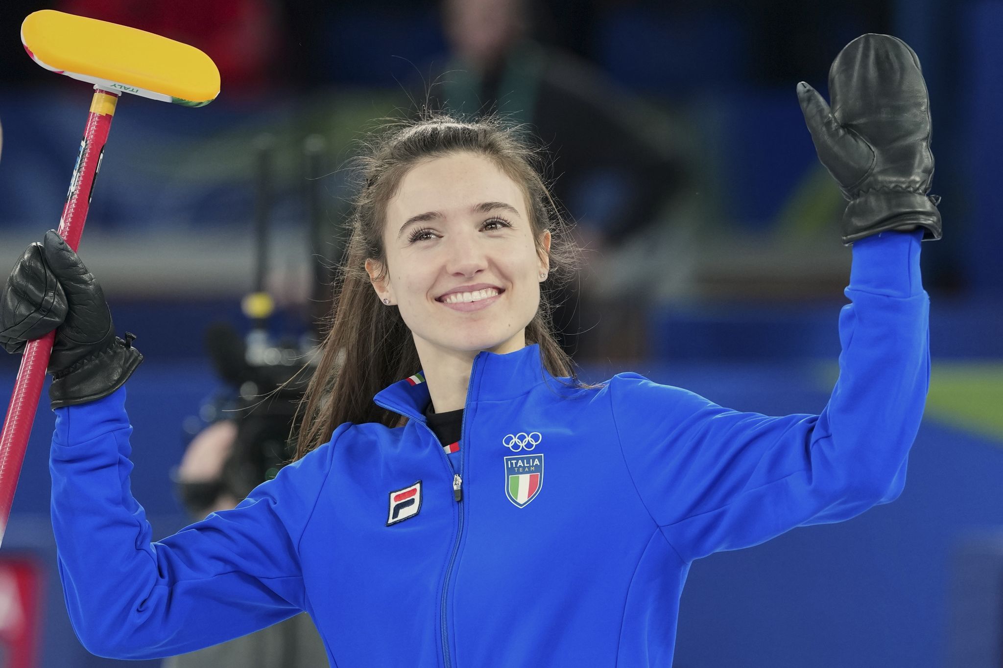Cortina's curling darling Stefania Constantini is the focus of Italian ...