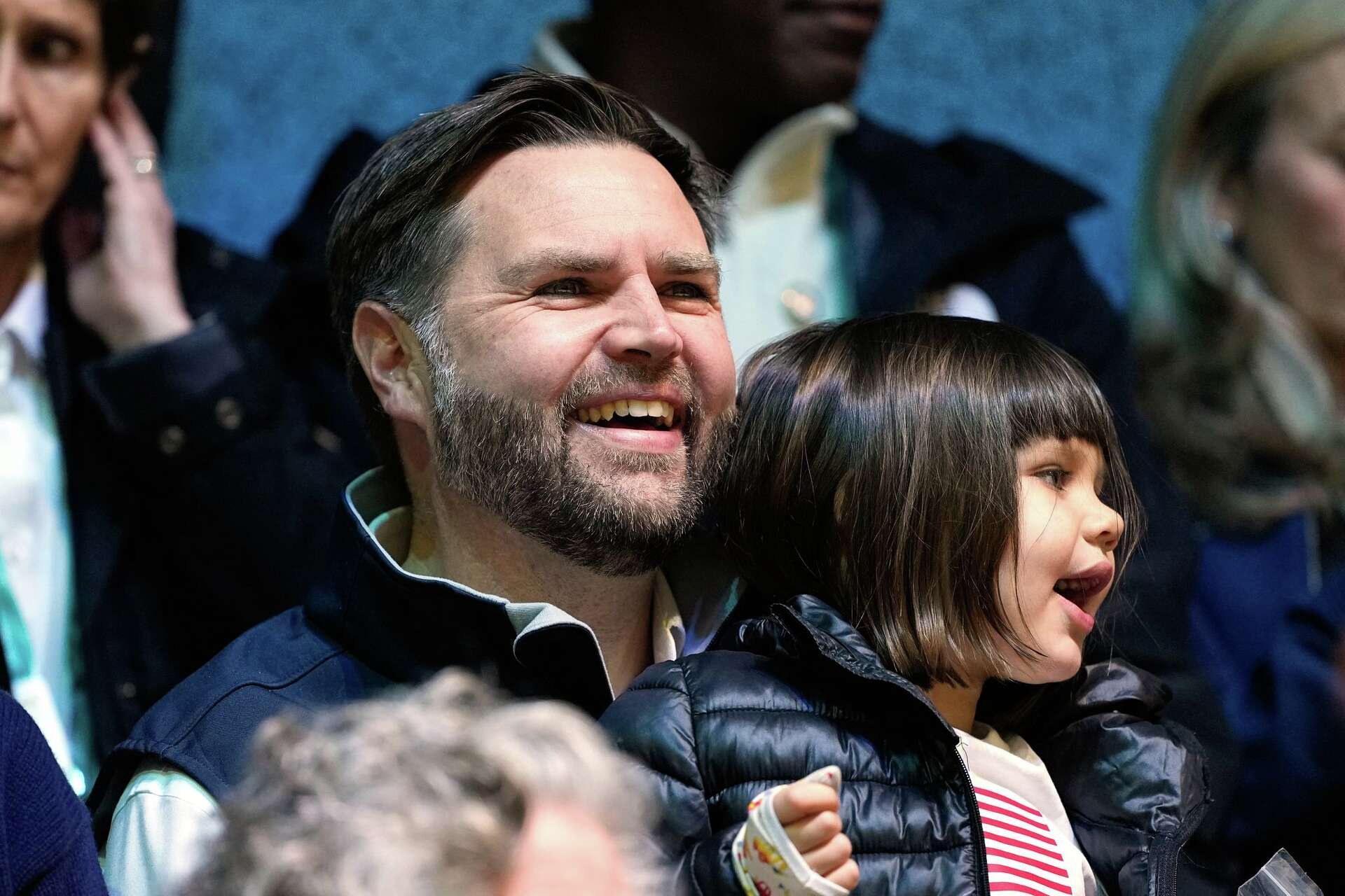 JD Vance and Jake Paul watch U.S. women's hockey team together at the ...