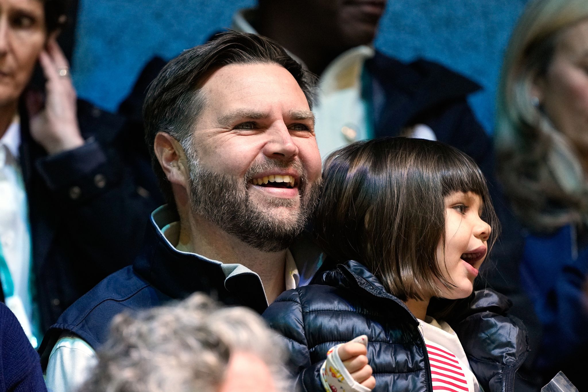 JD Vance and Jake Paul watch U.S. women's hockey team together at the ...