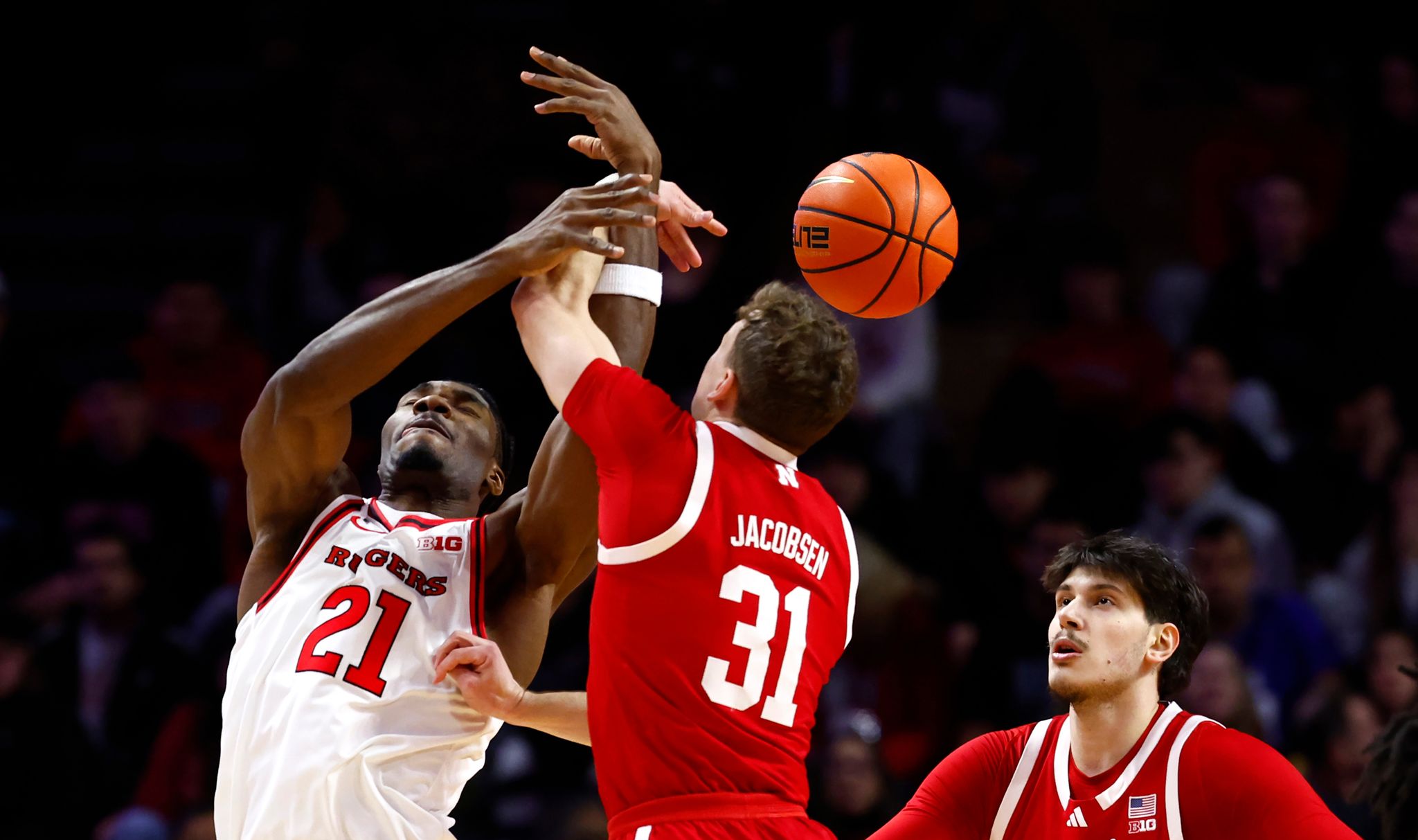 Rienk Mast's 26 points lead No. 9 Nebraska over Rutgers, 80-68