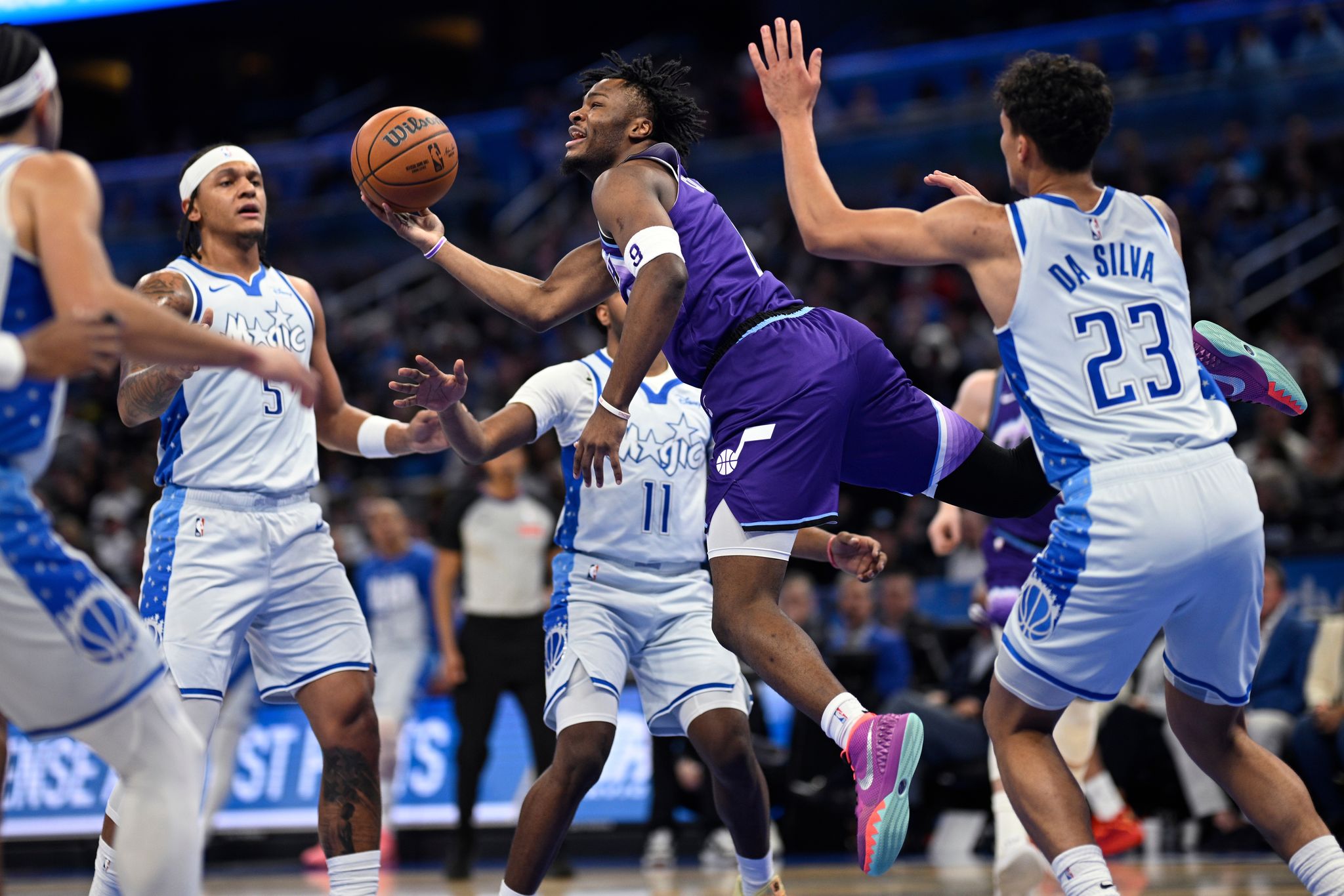 Magic overcome a 17-point deficit to beat the Jazz 120-117