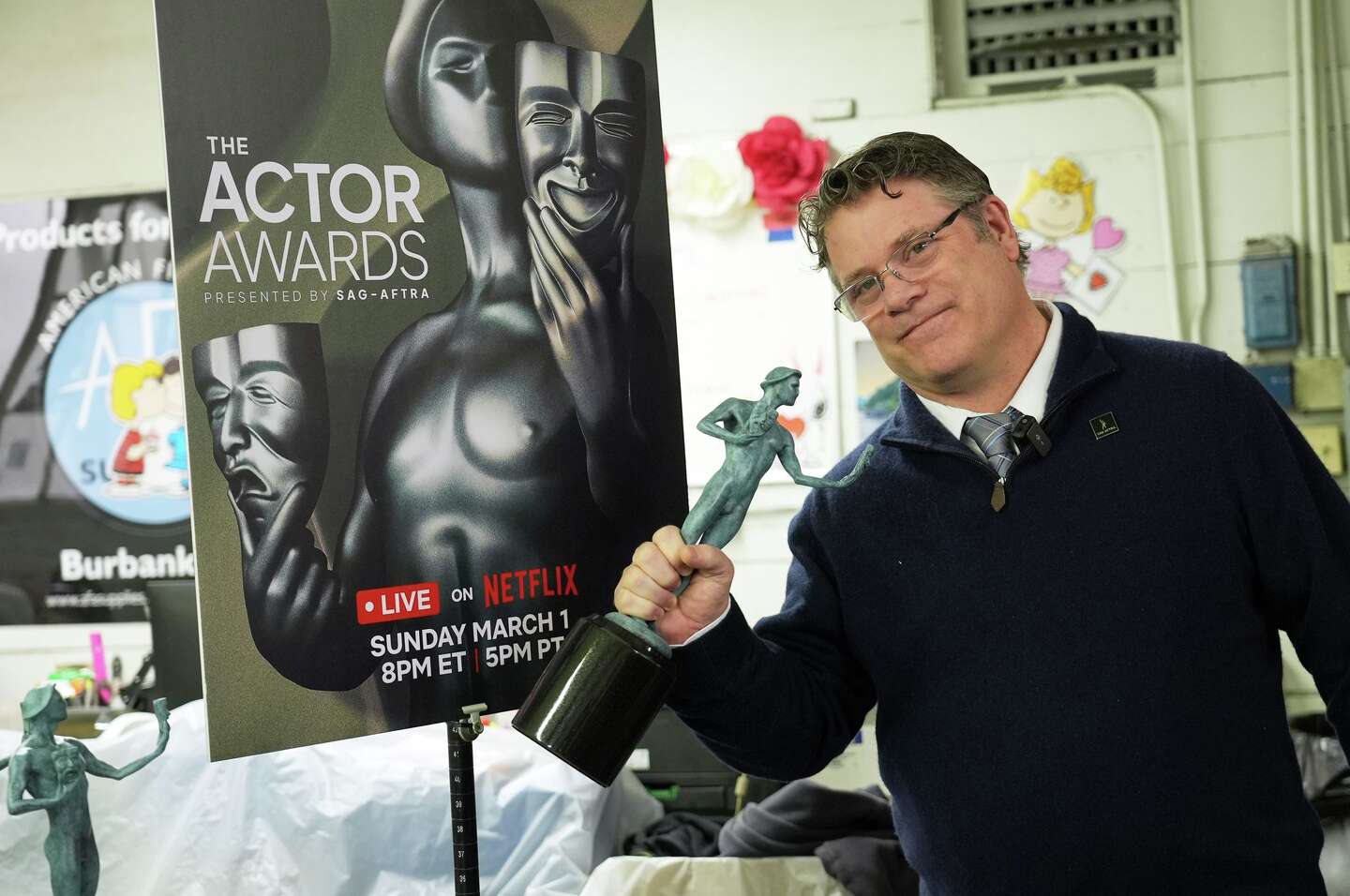 As head of the actors guild, Sean Astin brings a little Rudy, a little ...