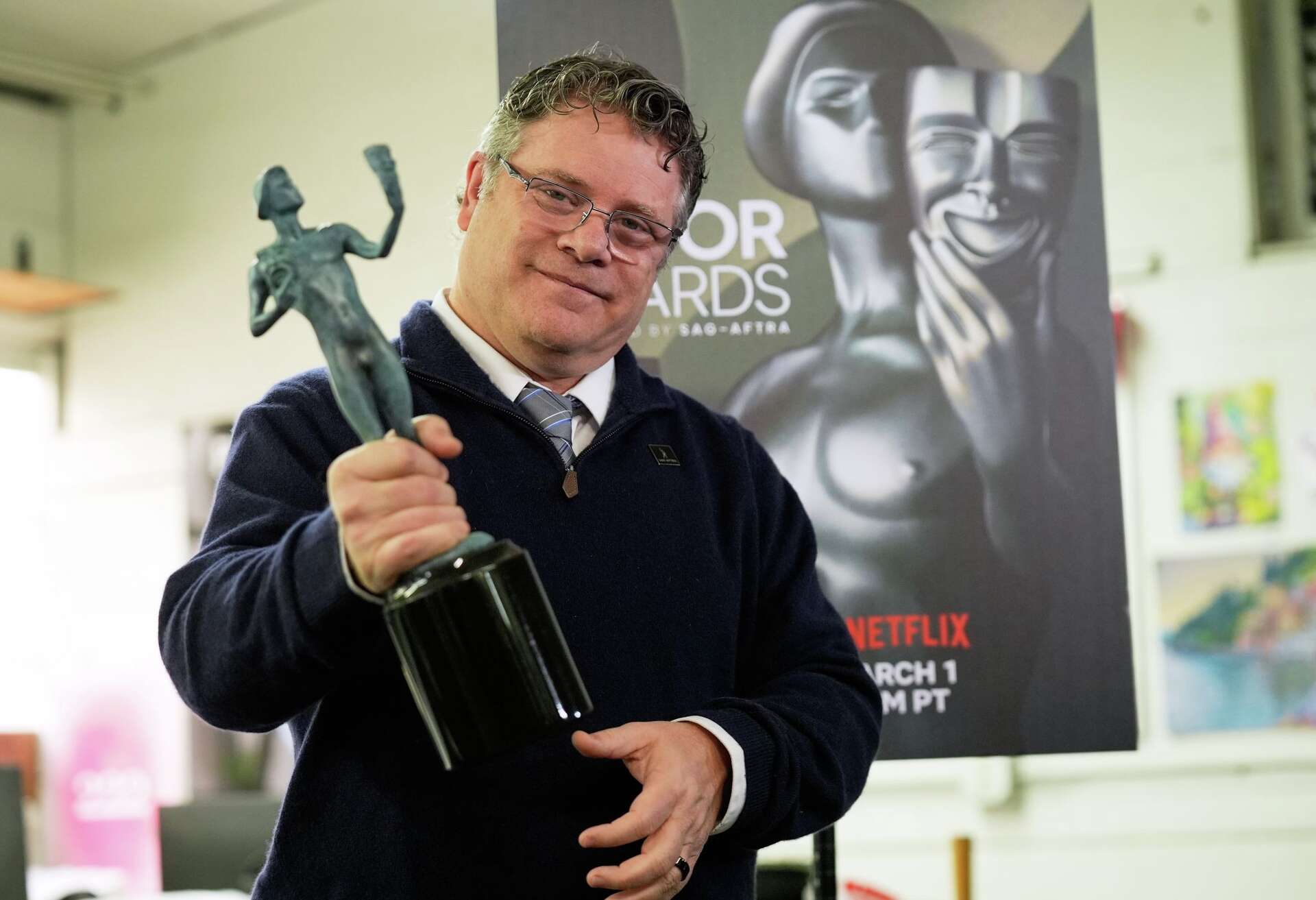 As head of the actors guild, Sean Astin brings a little Rudy, a little ...
