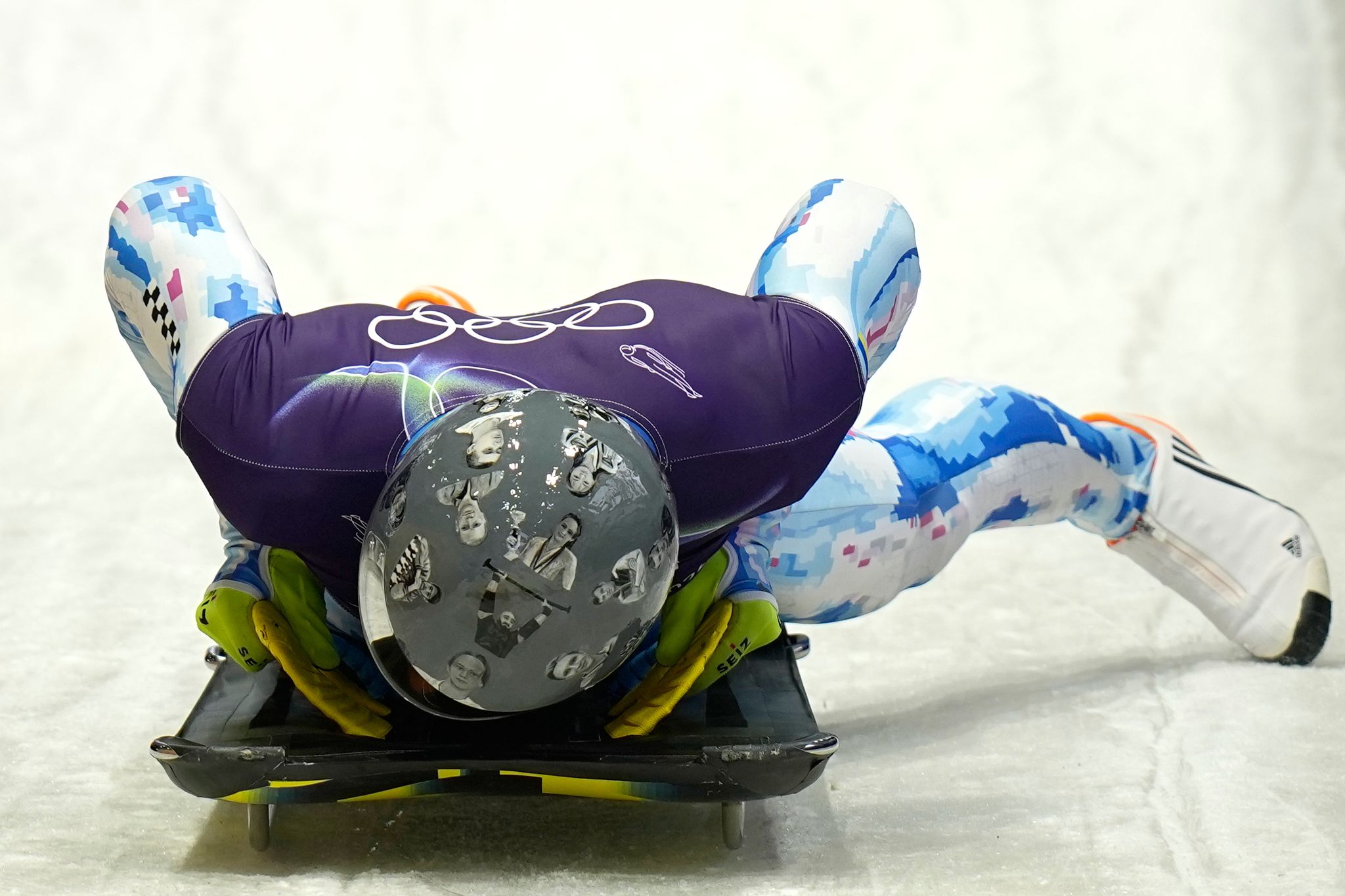 Ukrainian skeleton racer at Olympics says his helmet tribute to fallen ...