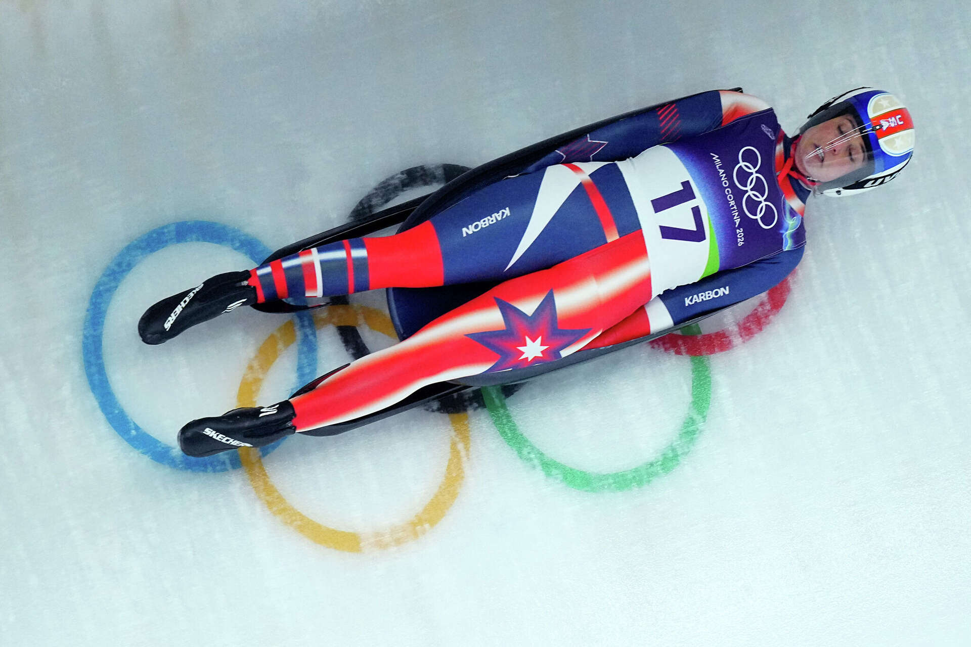 Connecticut's Emily Fischnaller completes first two Olympic luge runs