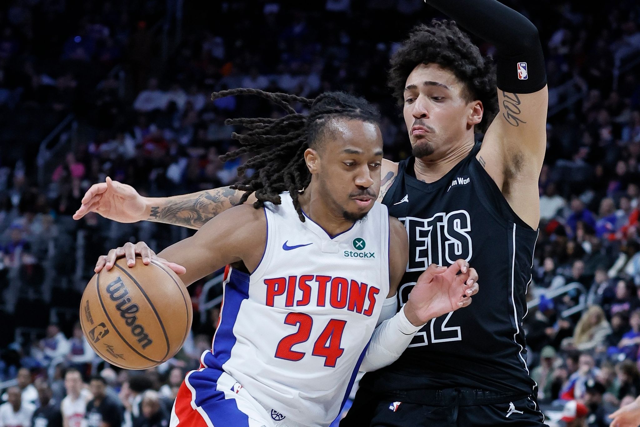 Pistons sign guard Daniss Jenkins to contract after he played 42 games ...
