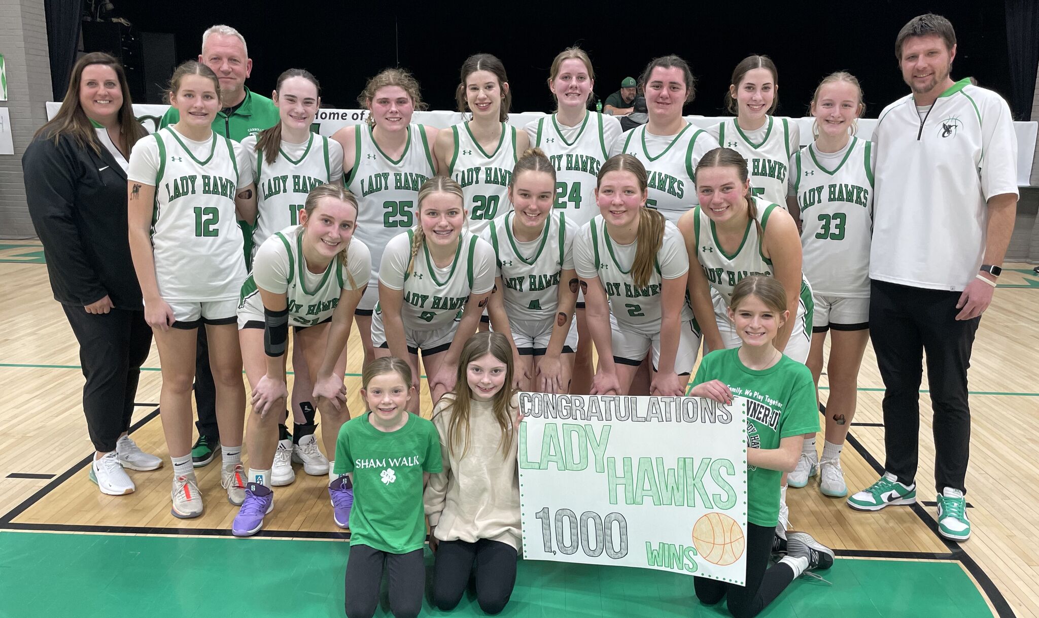 Carrollton girls basketball logs 1,000th win, beats Calhoun