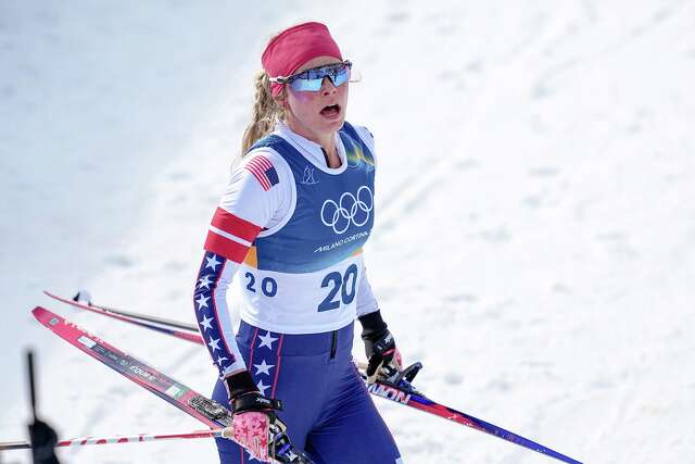 US cross-country star Jessie Diggins plowing through Olympics with ...