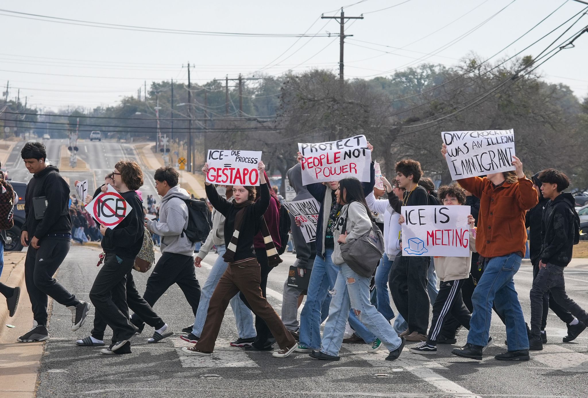 Texas schools could face investigation over ICE protests, TEA warns