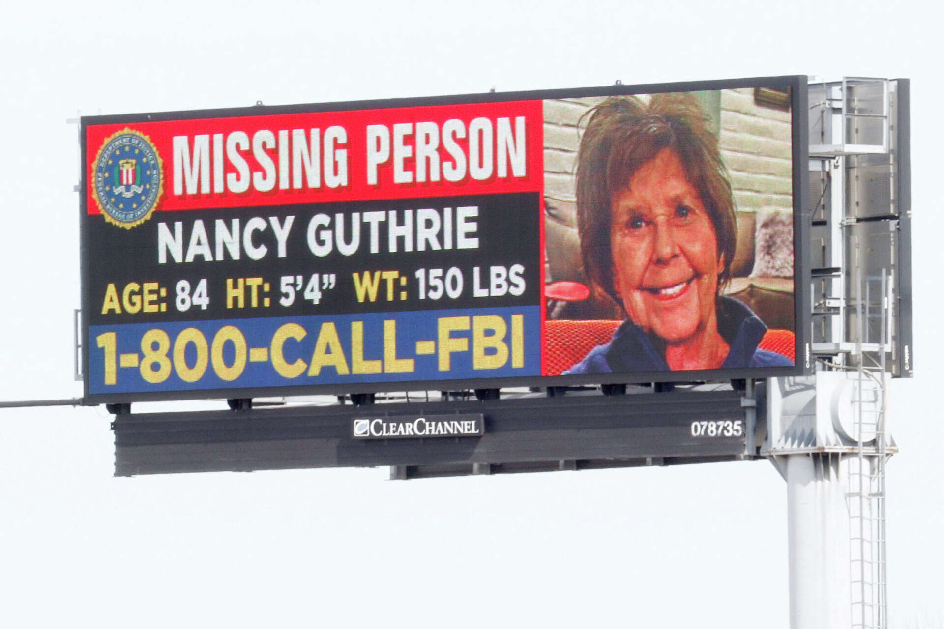 FBI billboards in San Antonio to find missing Nancy Guthrie
