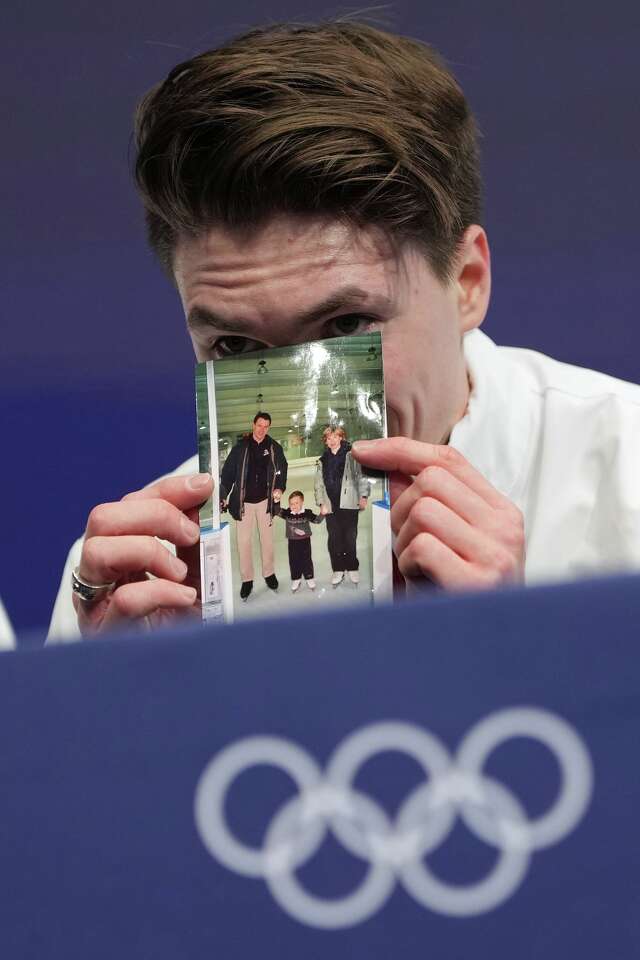 US skater Maxim Naumov makes an emotional Olympic debut one year after ...