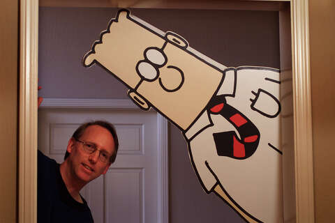 In the 1990s, he made millions off Dilbert. Then he discovered Trump.