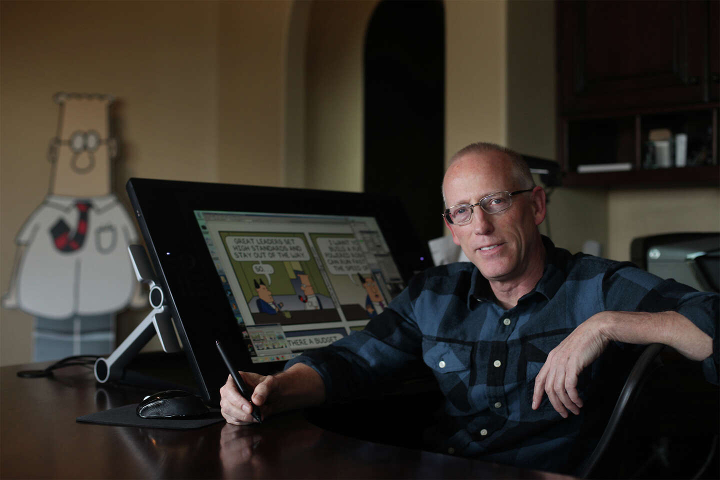 In the 1990s, he made millions off Dilbert. Then he discovered Trump.