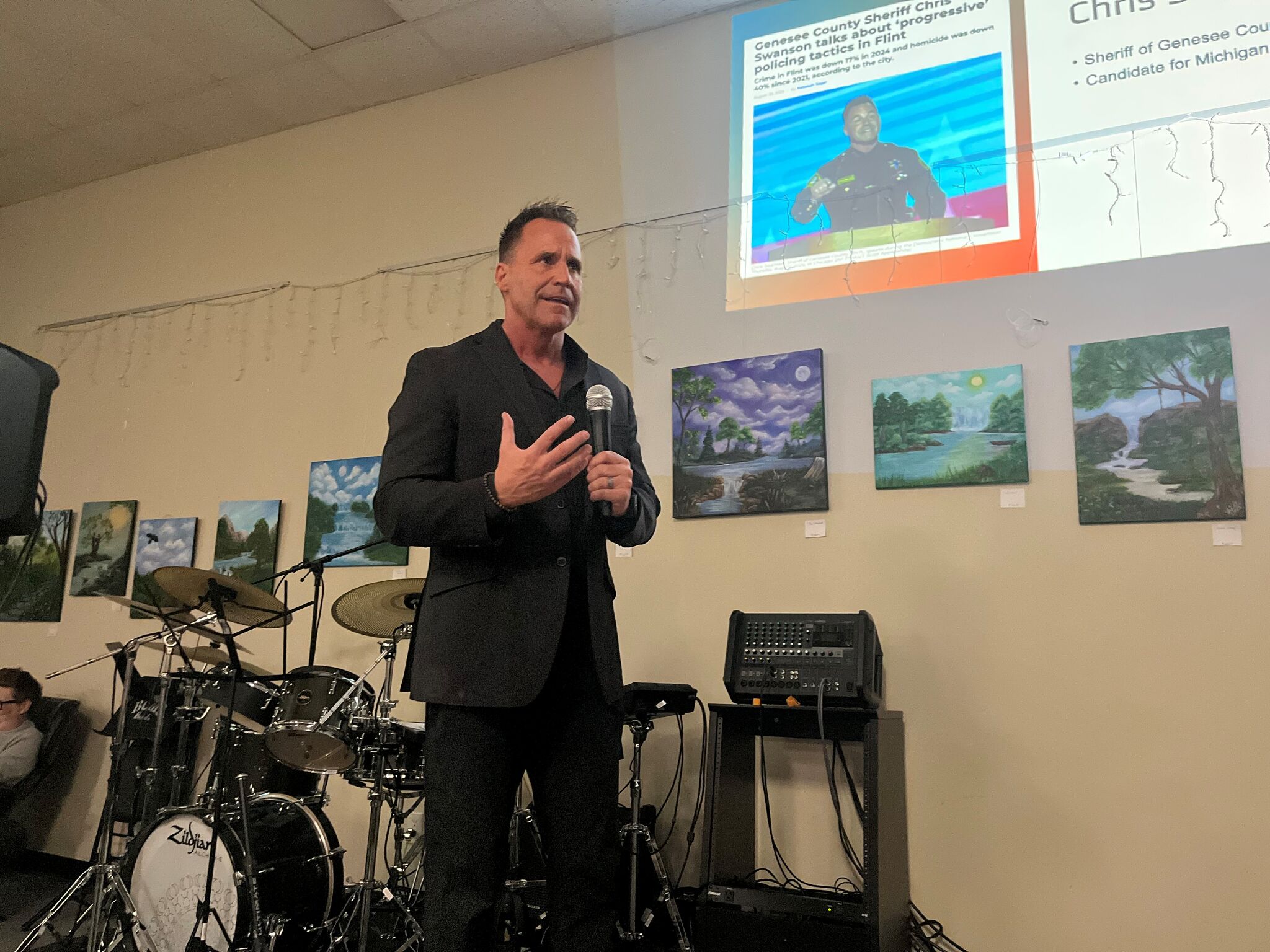 Chris Swanson touts Michigan governor bid, vows transparency