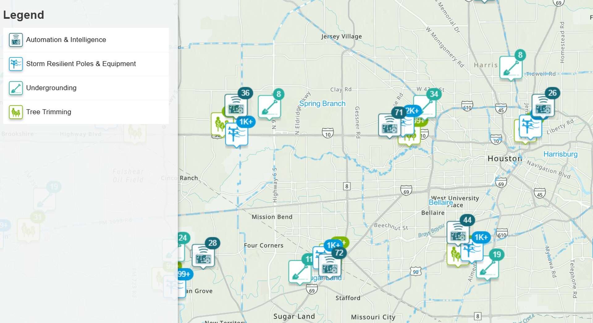 CenterPoint’s new trackers maps street-level grid upgrades in Houston