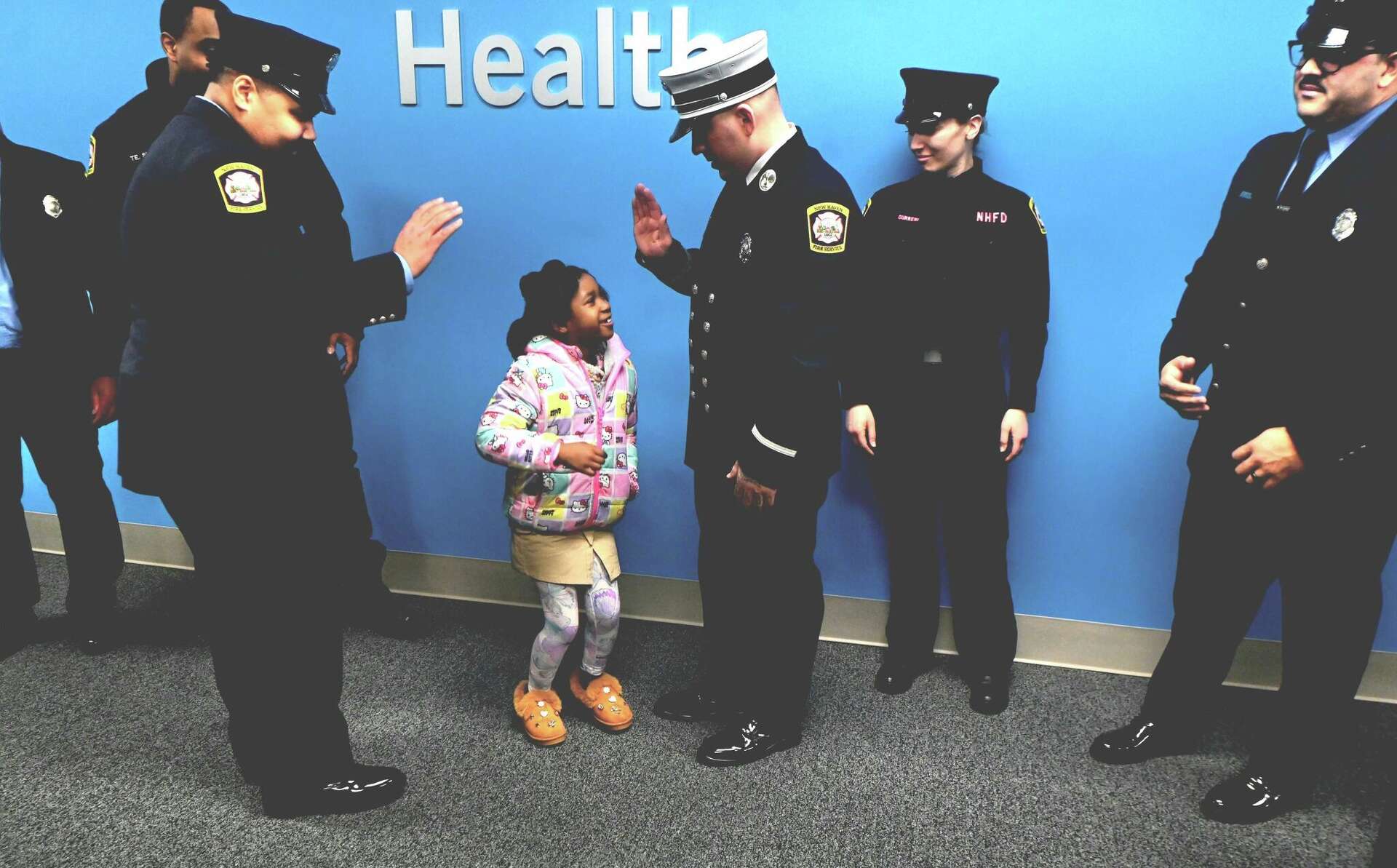 New Haven firefighters, AMR medics honored for saving girl, 6