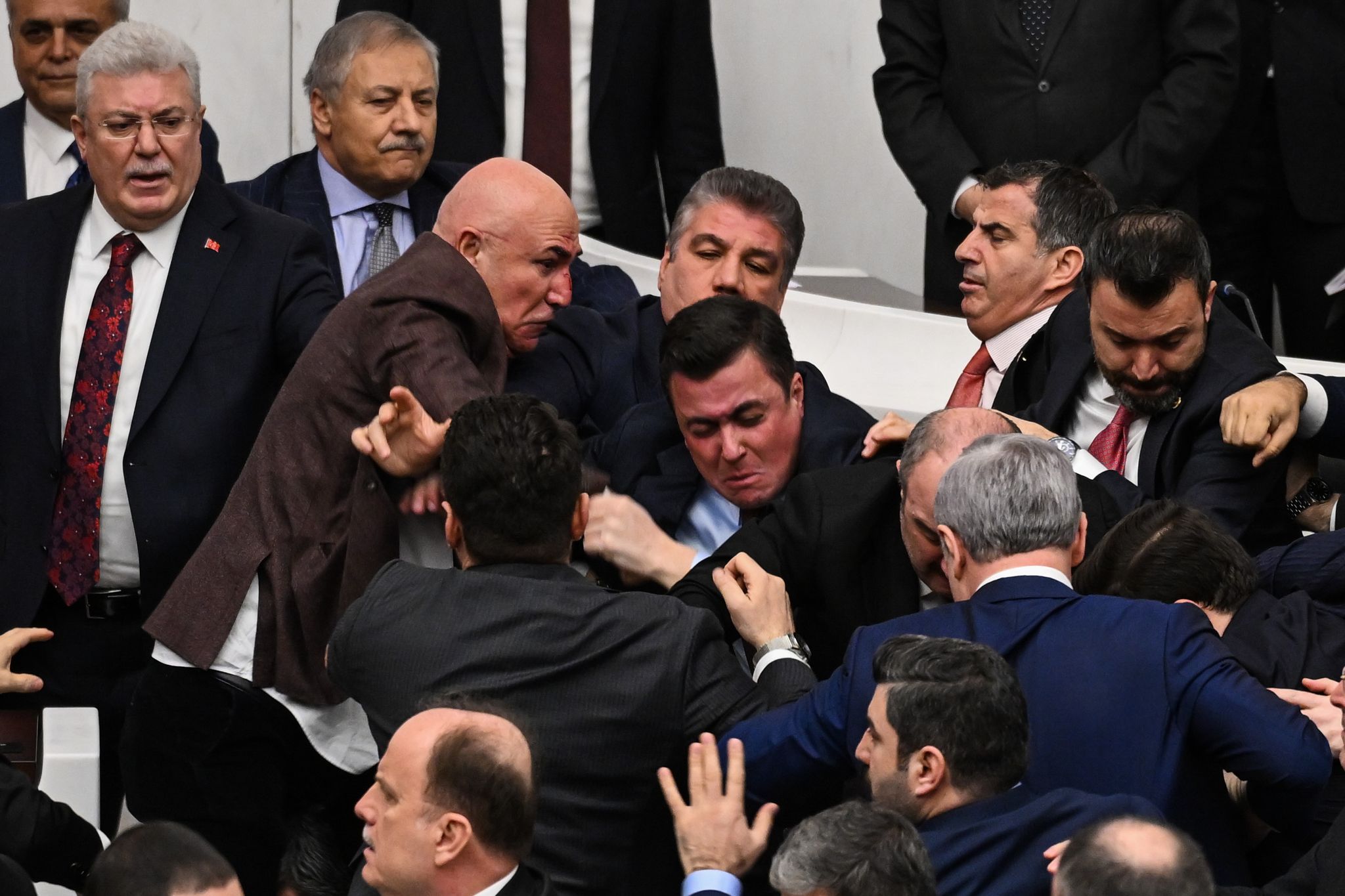 Brawl erupts in Turkey's parliament over justice minister appointment