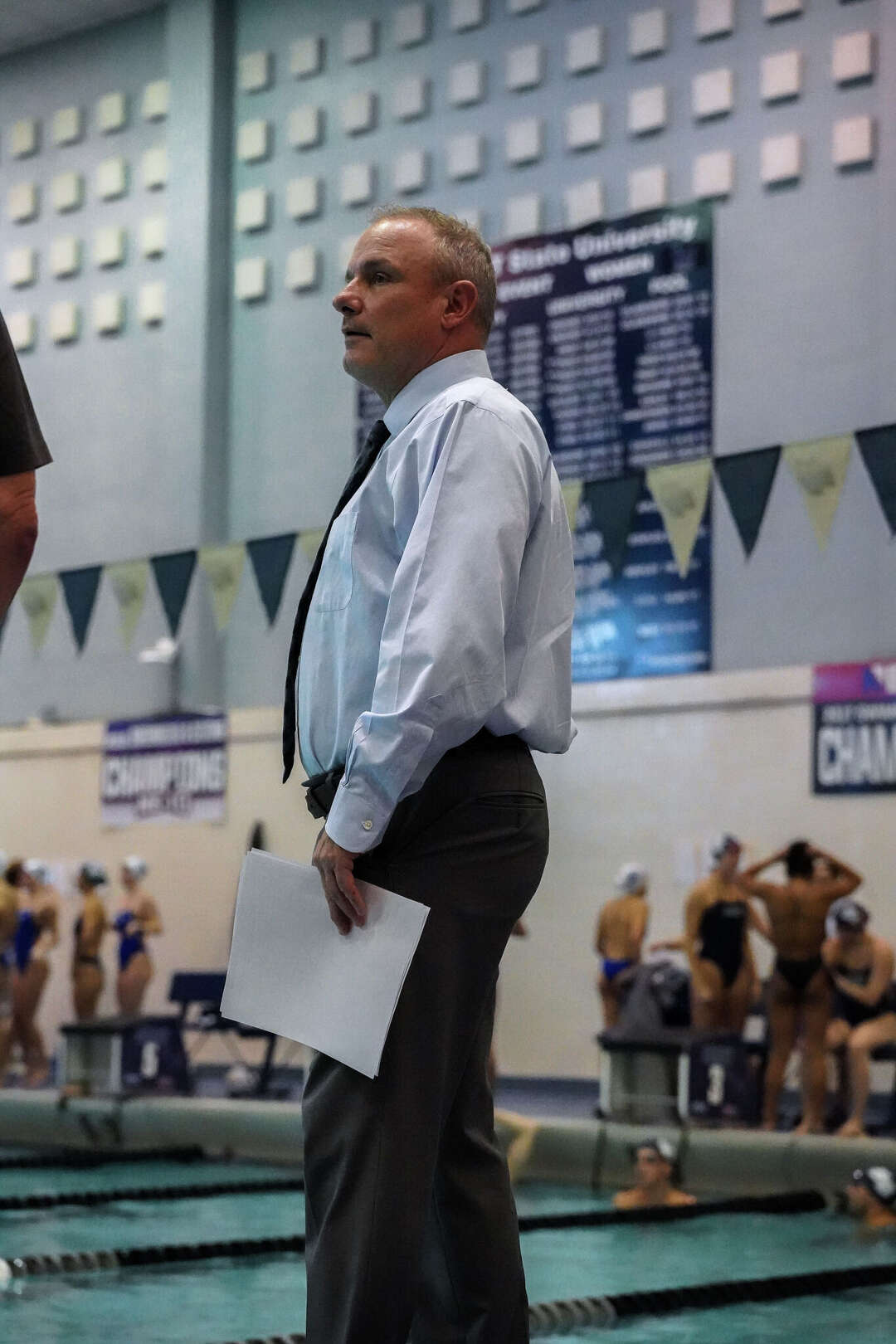 Tim Quill, who coached SCSU swim team for 28 seasons, has died