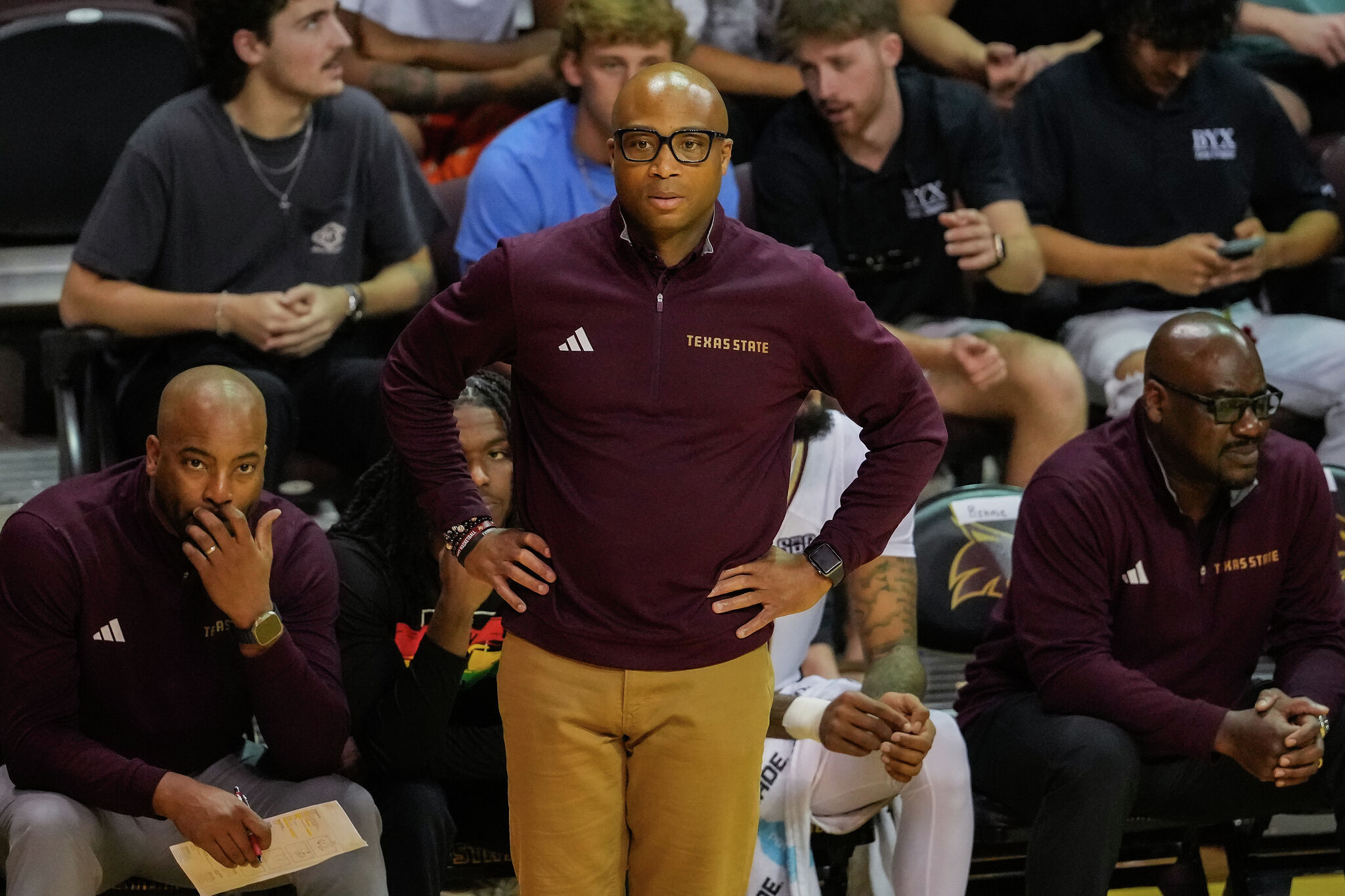 Paul Djobet transfers to Texas State men's basketball from Omaha