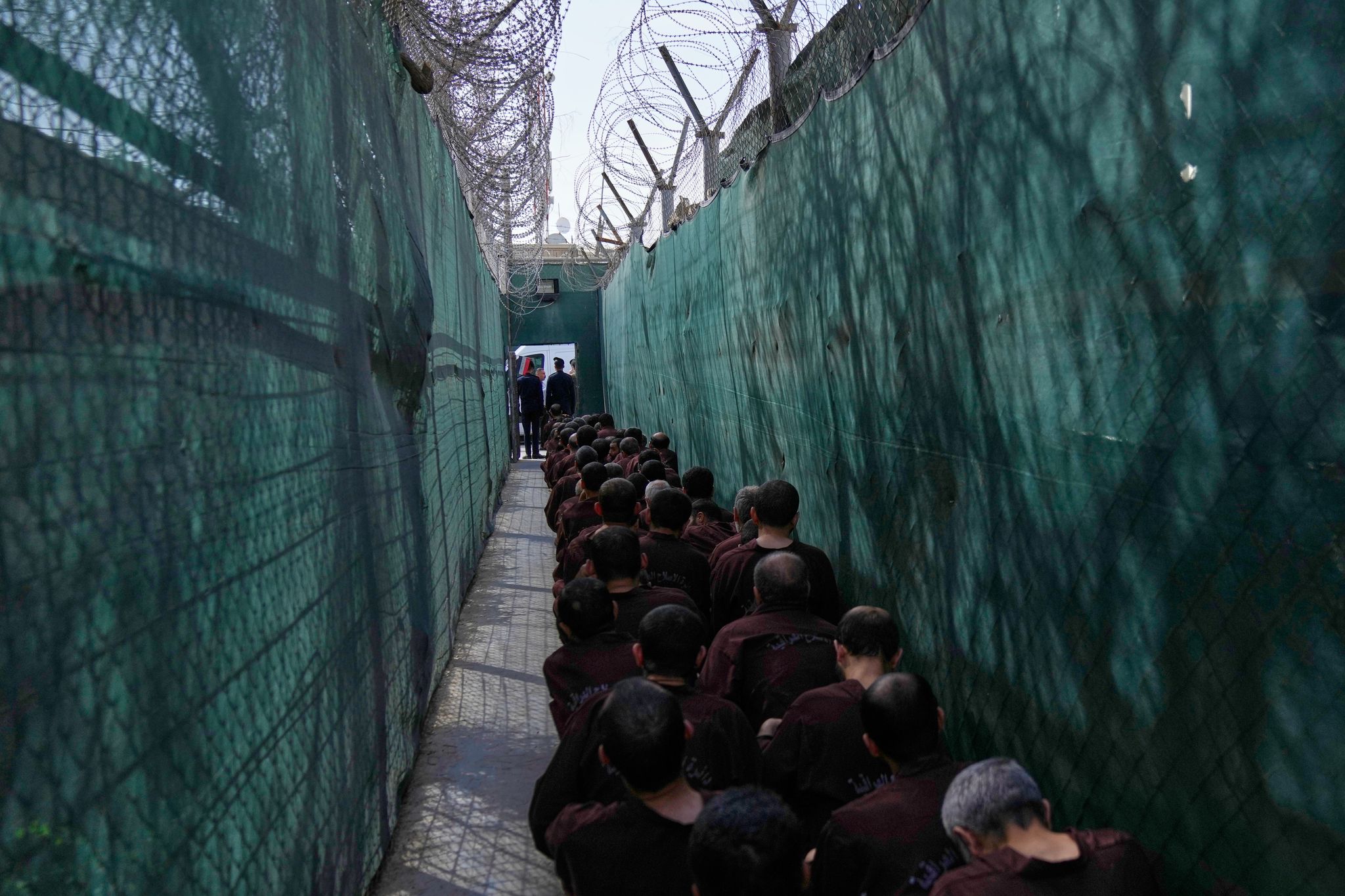 Photos of Islamic State suspects interrogated at Baghdad prison before ...