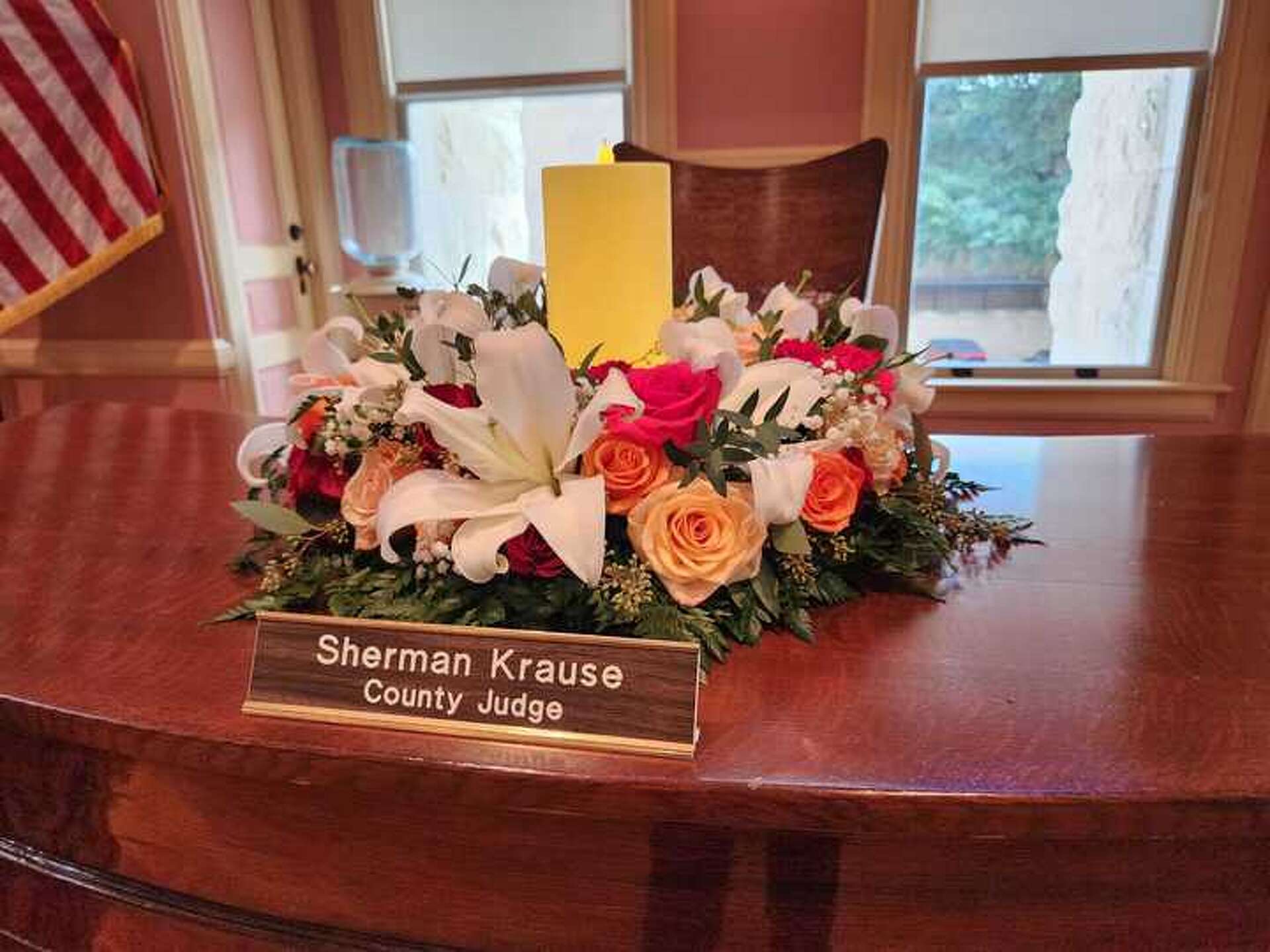 Comal officials honor memory of County Judge Sherman Krause