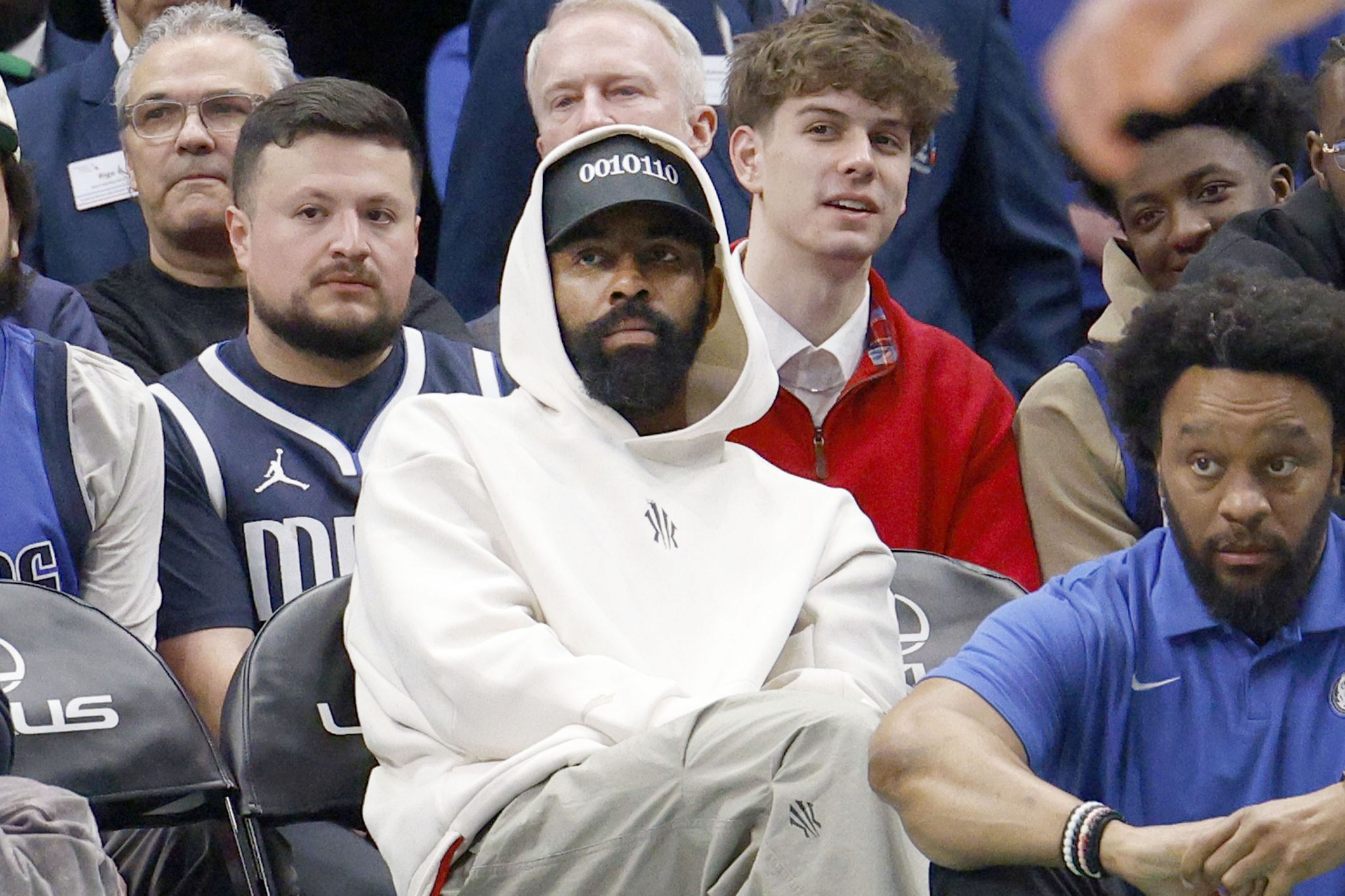 Mavericks' Kyrie Irving teases White House meet-up, injury update in ...