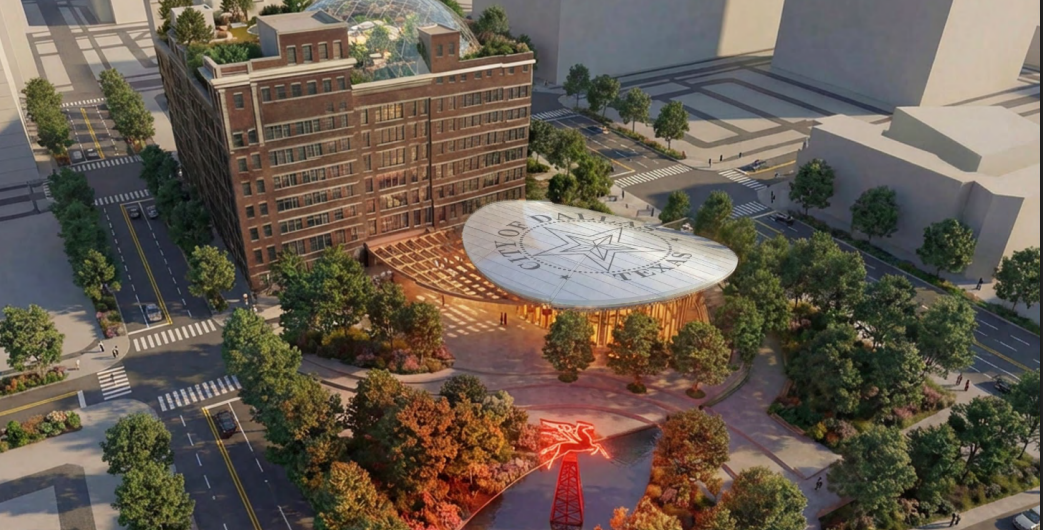 City Hall at Founders Square? Downtown developer Ray Washburne has an idea