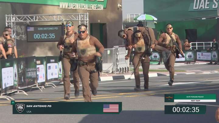 San Antonio PD team places 31st at SWAT Challenge in Dubai