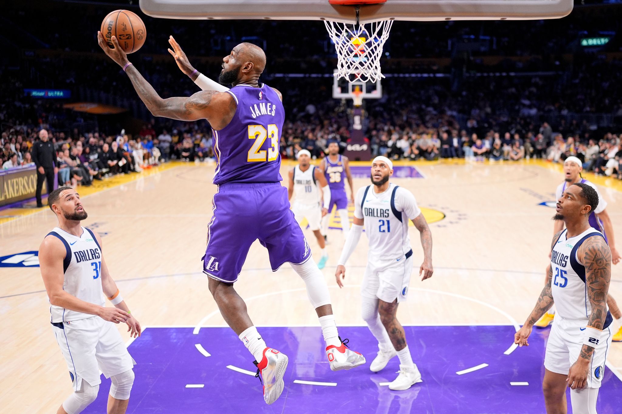 LeBron James breaks Karl Malone mark: Oldest NBA triple-double in ...