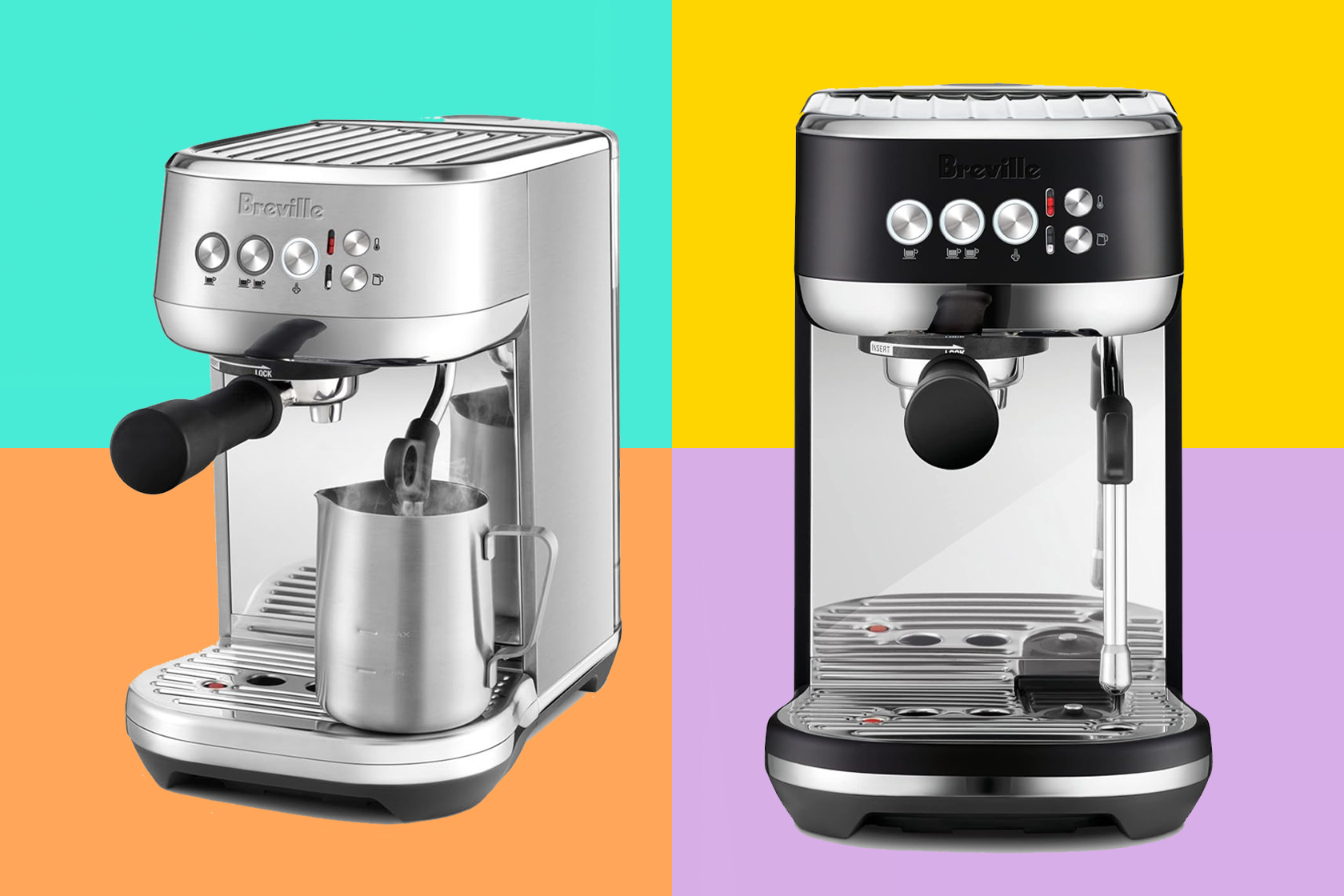 Breville's compact Bambino Plus espresso machine is currently $100 off