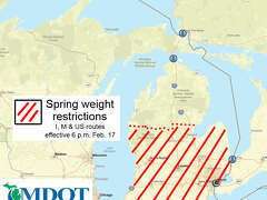 Michigan begins annual spring weight restrictions