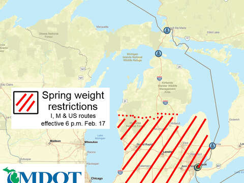 Michigan begins annual spring weight restrictions