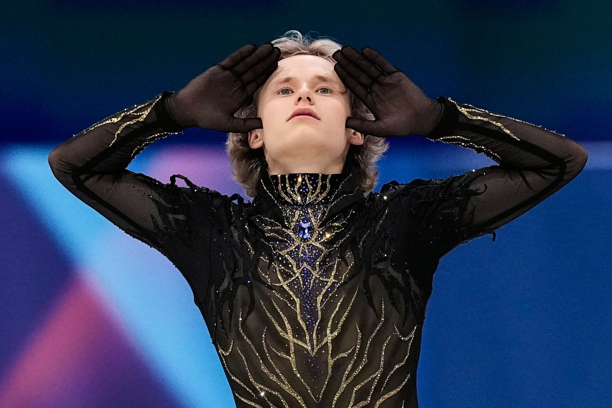 'Quad God' Ilia Malinin falls twice in Olympic disaster, allowing ...