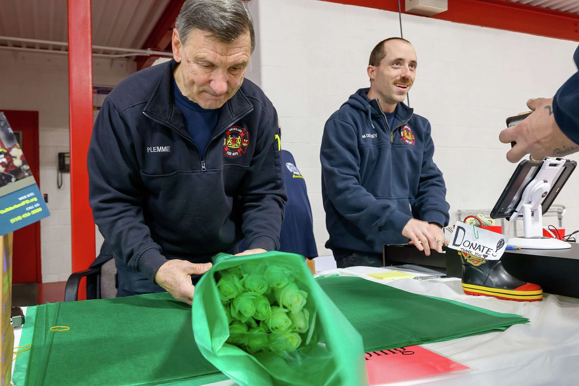 Photos: Guilderland Fire Department Valentine's Day rose sale