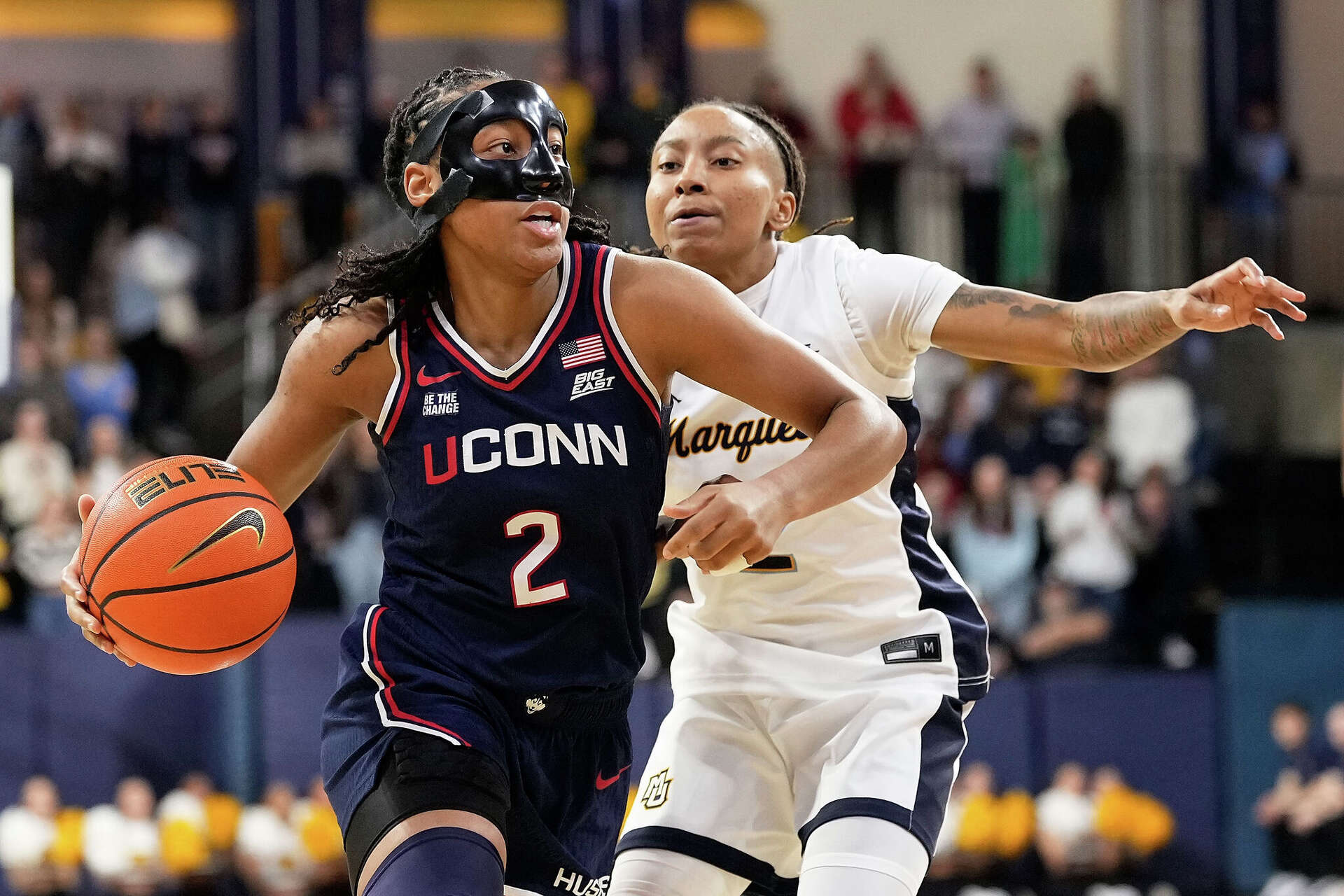 UConn women's basketball overcomes poor start to beat Marquette