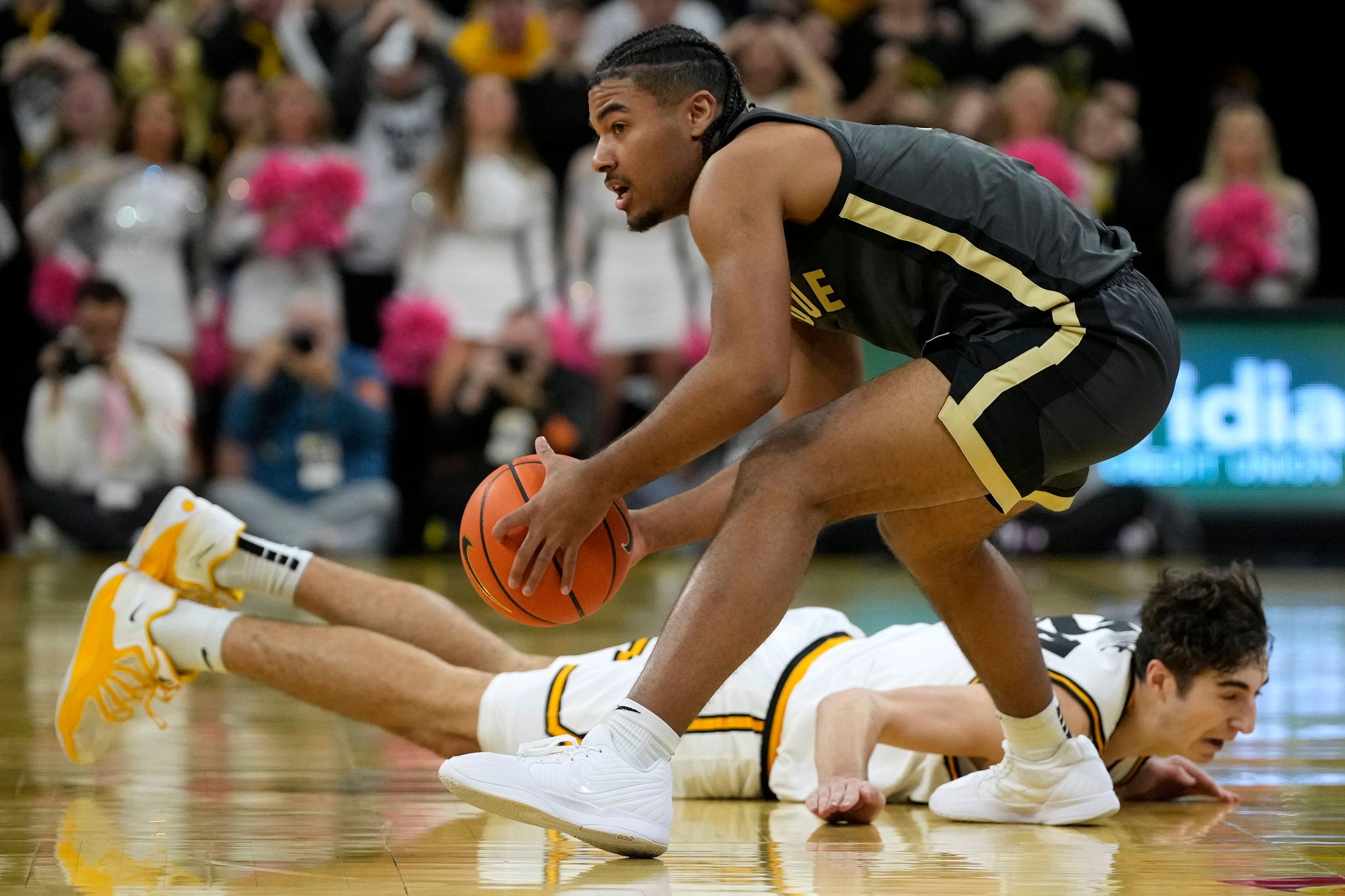 C.J. Cox, Gicarri Harris lead No. 13 Purdue past Iowa, 78-57