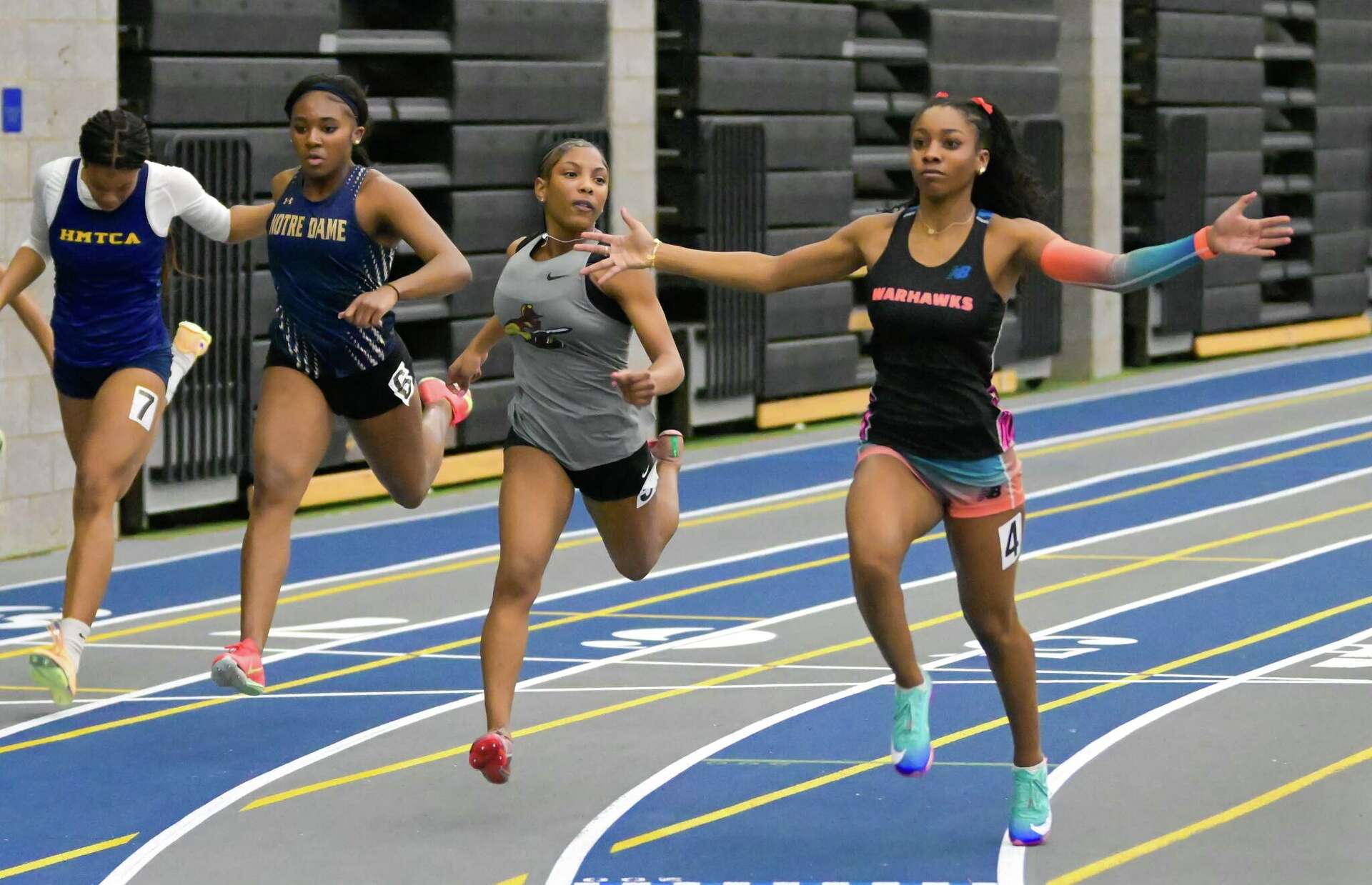 Girls athletes, events to watch at indoor track and field State Open