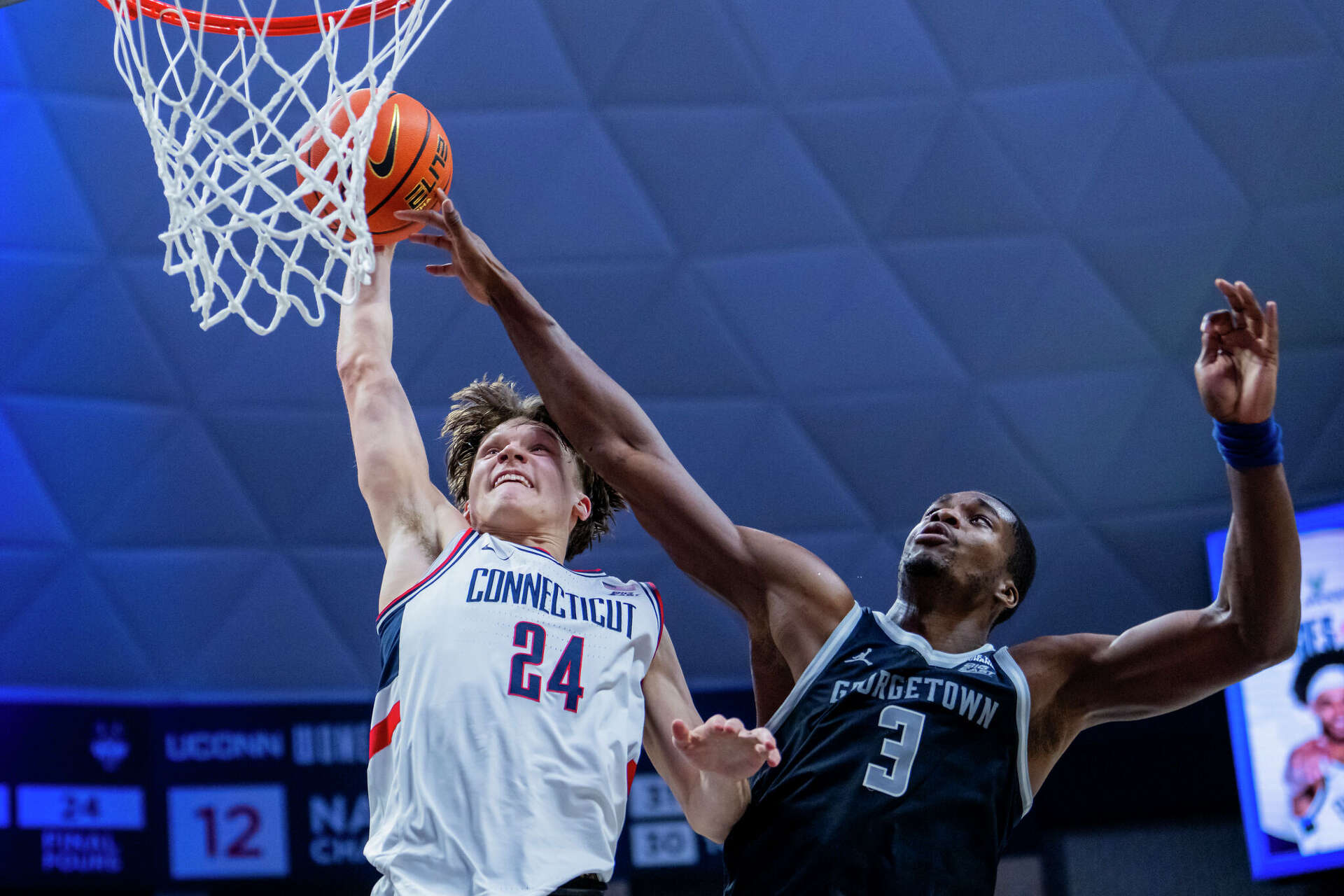 UConn's Alex Karaban sets program wins record in win over Georgetown