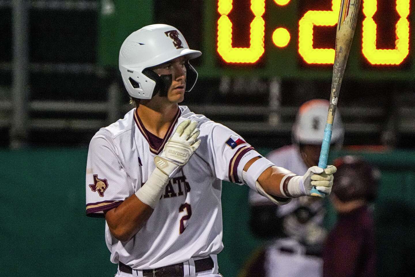 Texas State baseball IF Chase Mora leaves as a Bobcats hitting legend