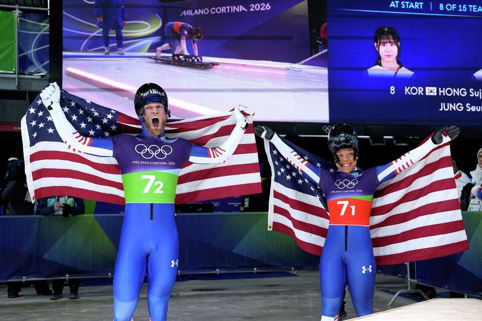 Americans Austin Florian, Ro Mystique 7th in Olympic skeleton mixed
