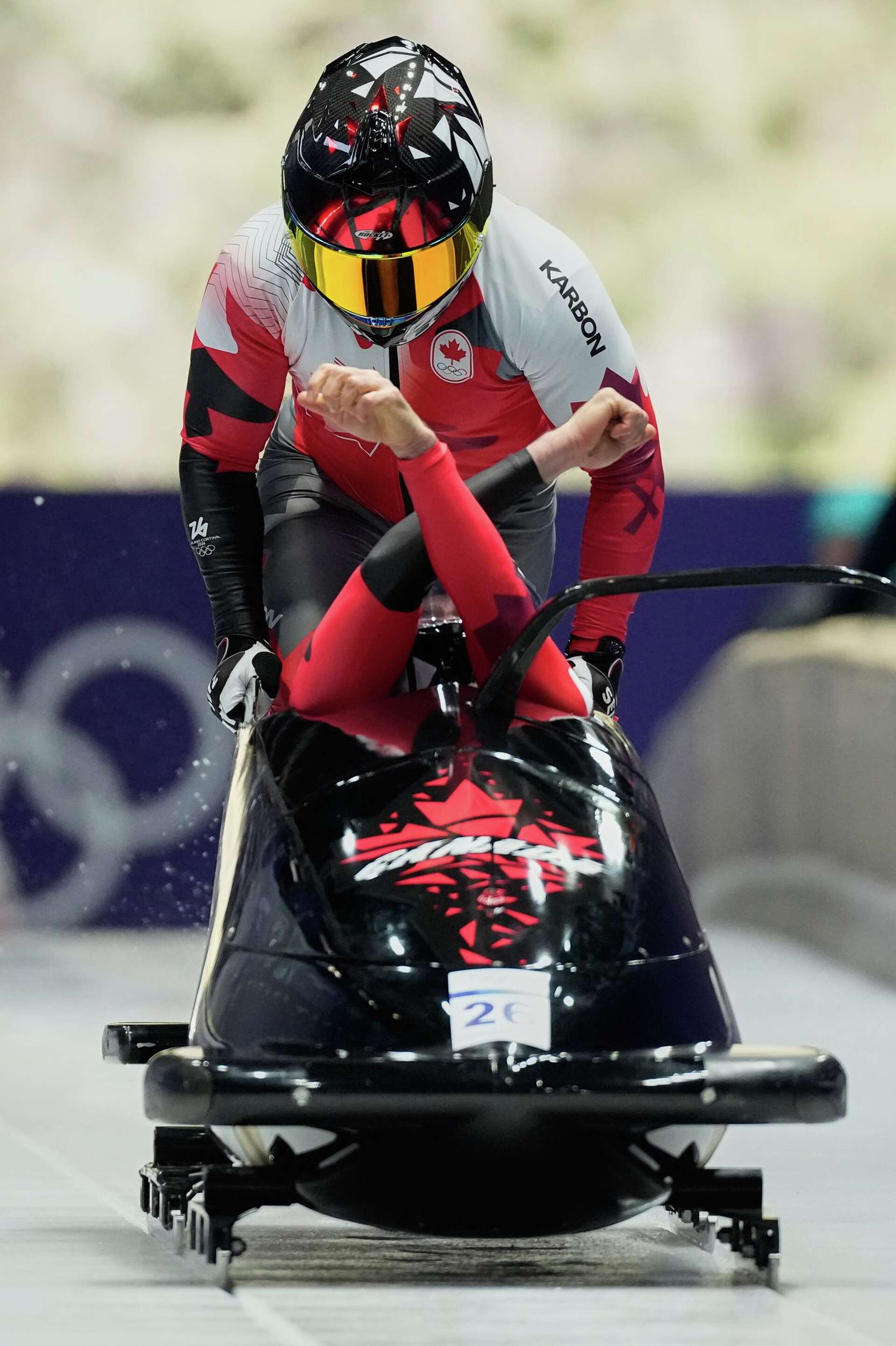 The Shaq of the bobsled track makes his Olympic debut for Canada