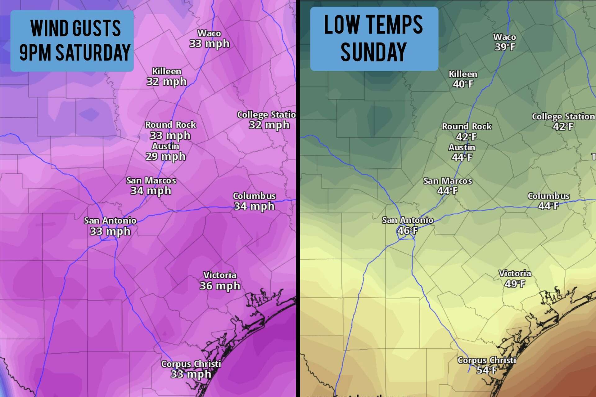 Warm Thursday, but here’s when a cold front will hit South Texas